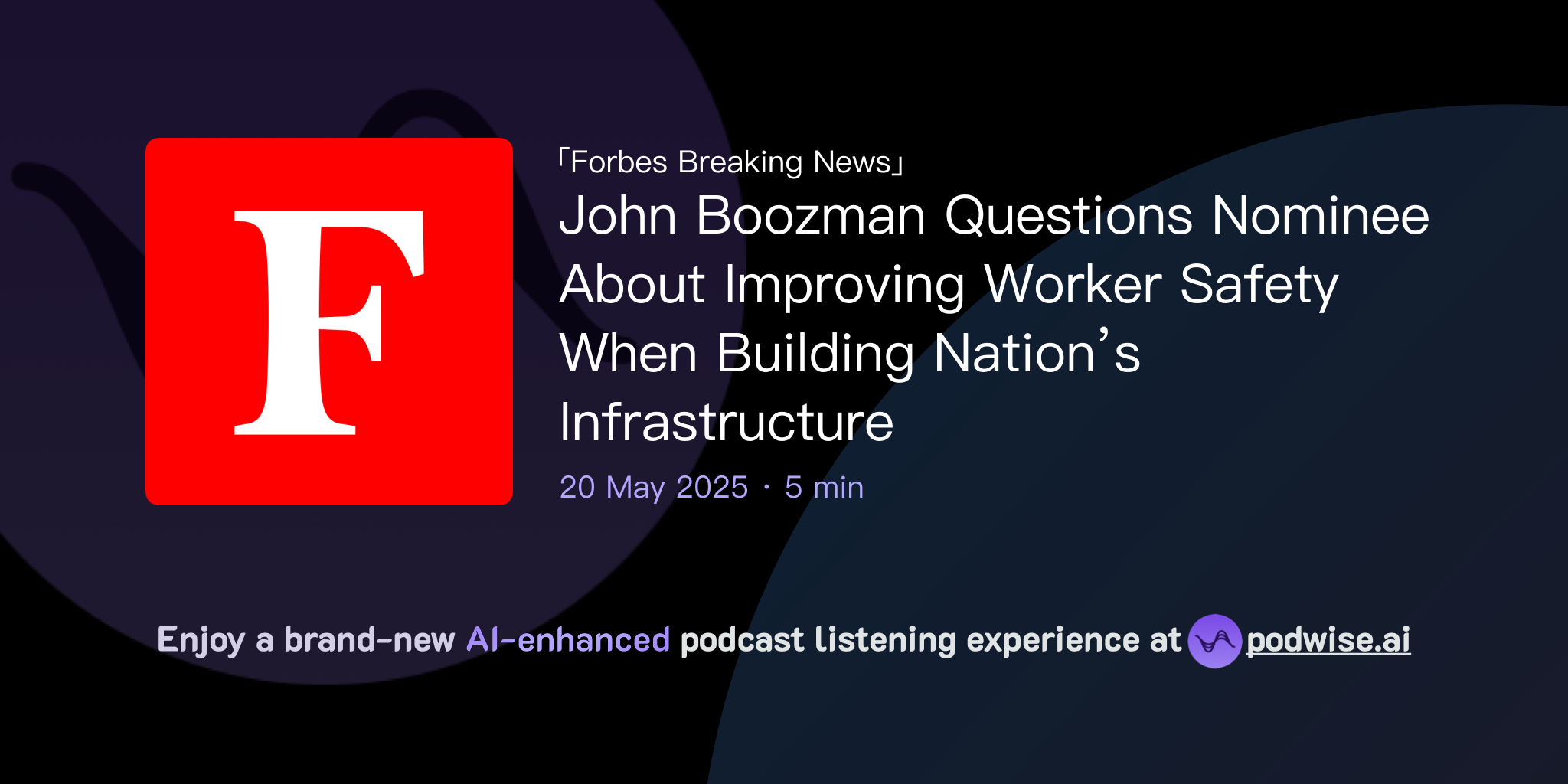 John Boozman Questions Nominee About Improving Worker Safety When ...