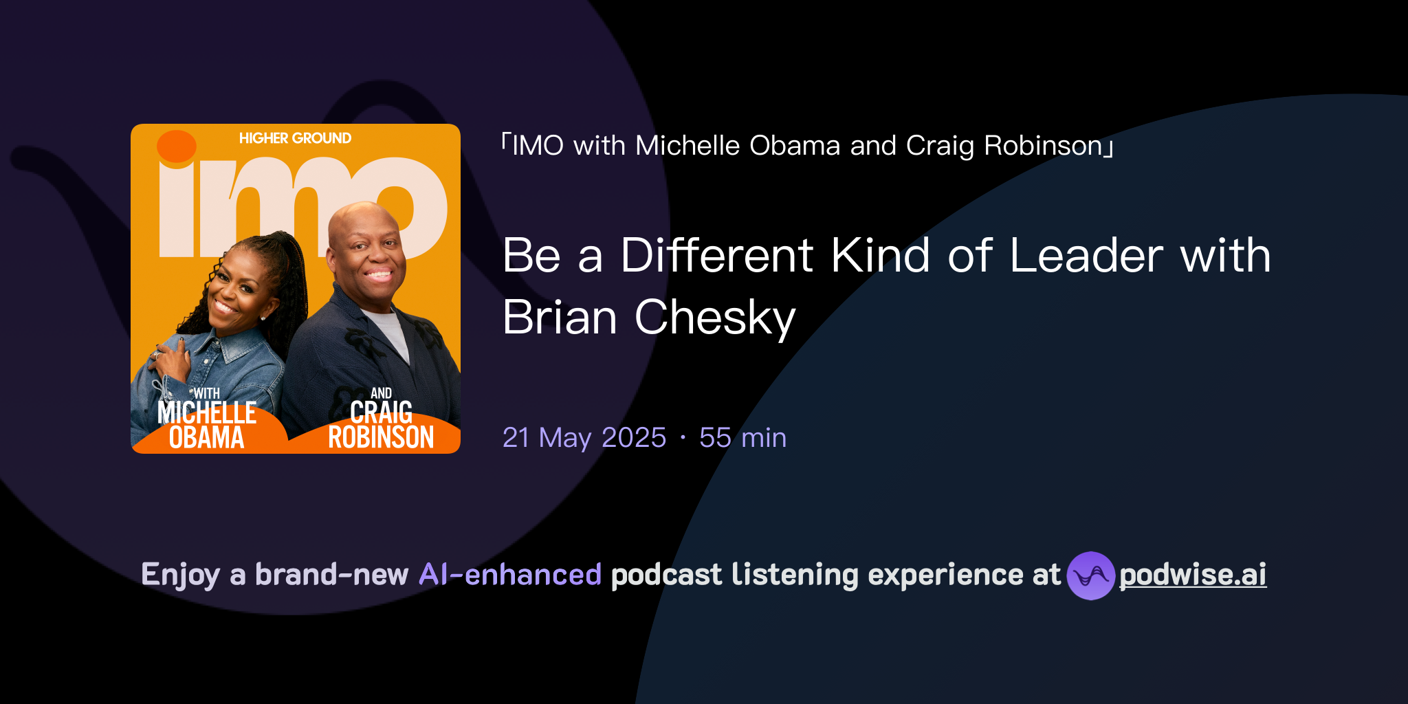 Be a Different Kind of Leader with Brian Chesky | IMO with Michelle ...