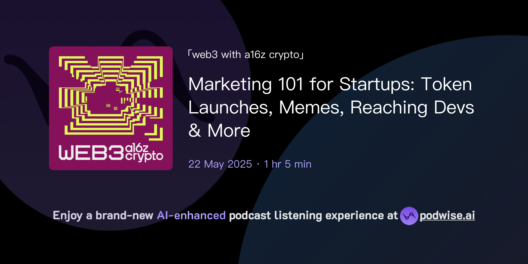 Marketing 101 for Startups: Token Launches, Memes, Reaching Devs & More | web3 with a16z crypto ...