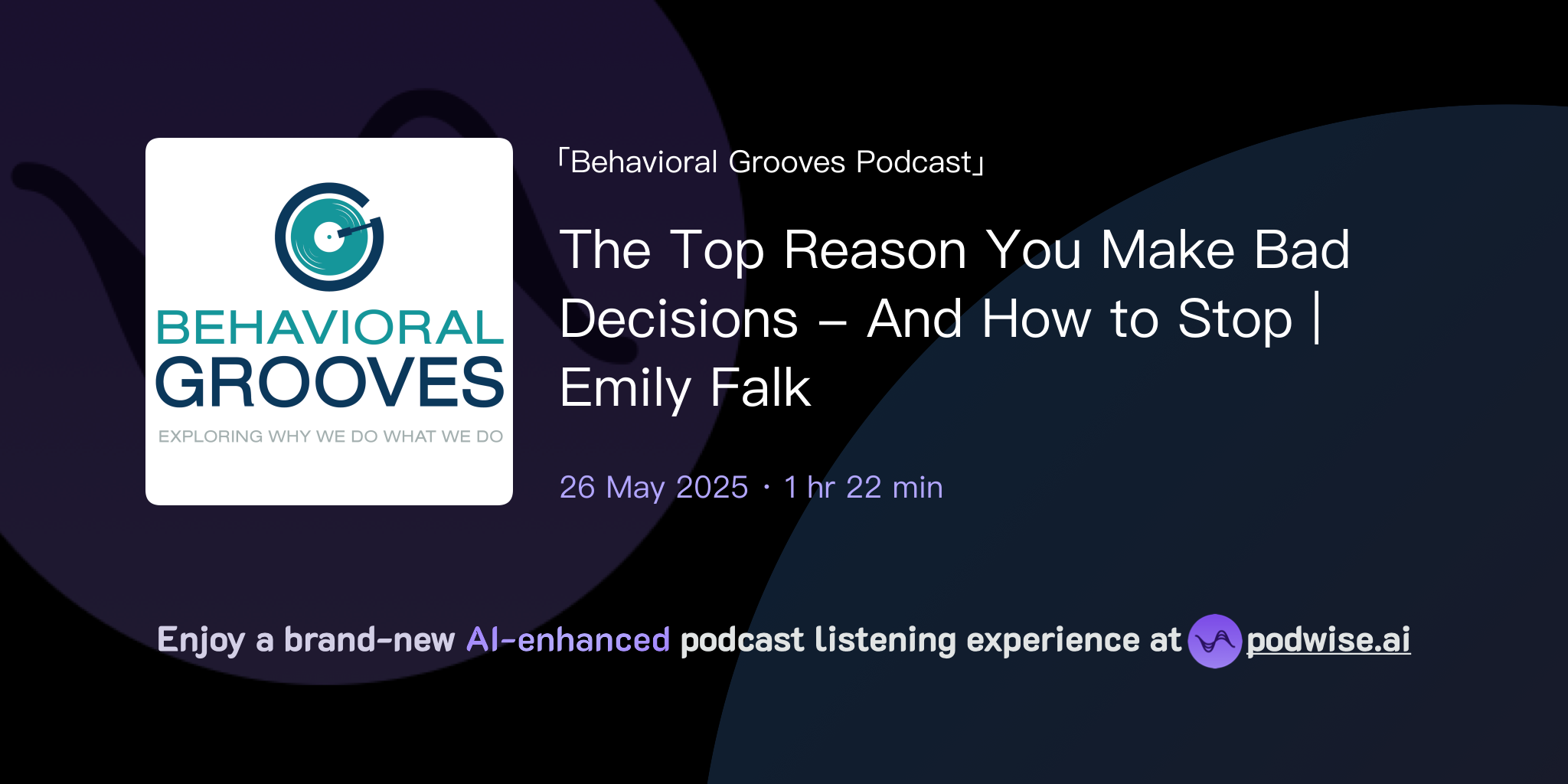 The Top Reason You Make Bad Decisions - And How to Stop | Emily Falk ...