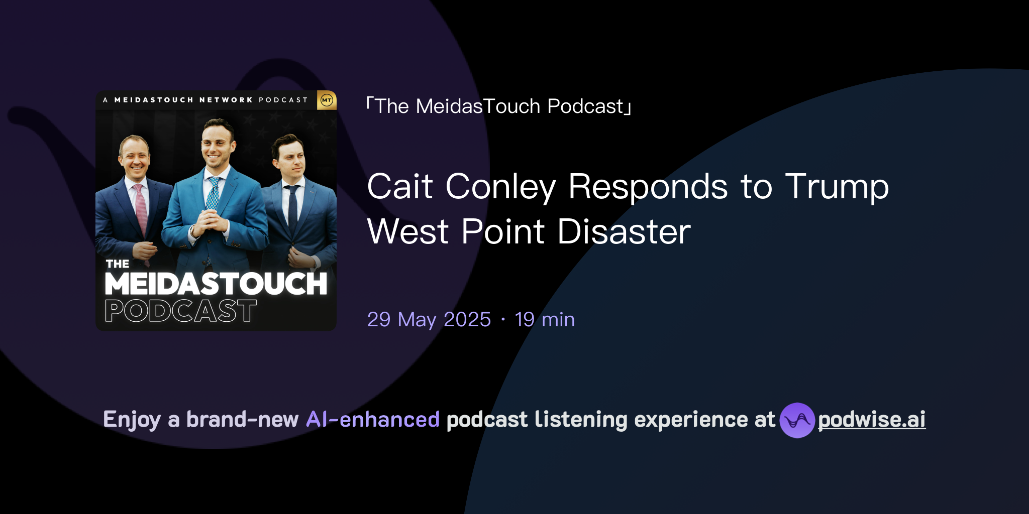 Cait Conley Responds to Trump West Point Disaster | The MeidasTouch ...
