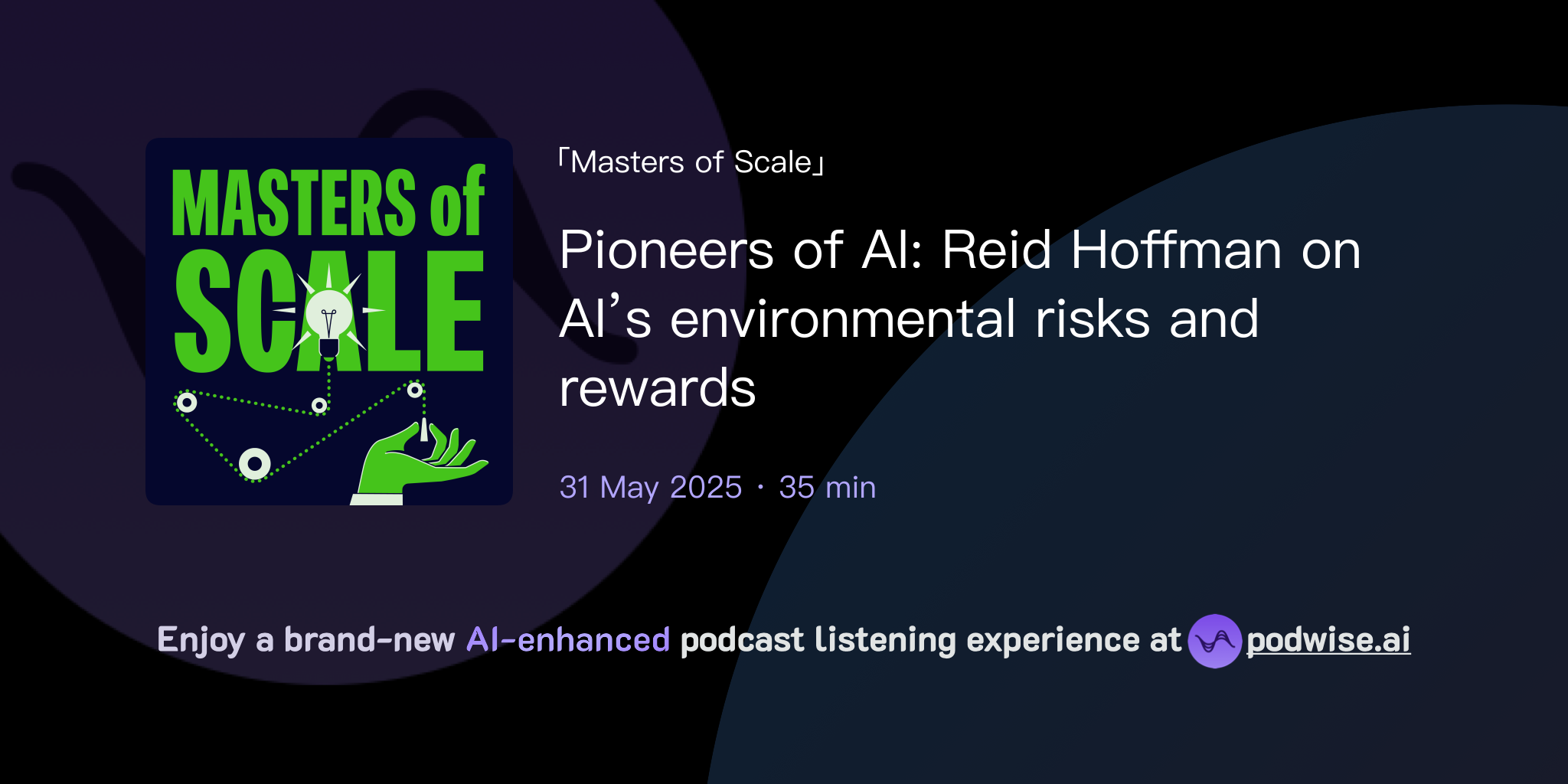 Pioneers of AI: Reid Hoffman on AI’s environmental risks and rewards ...