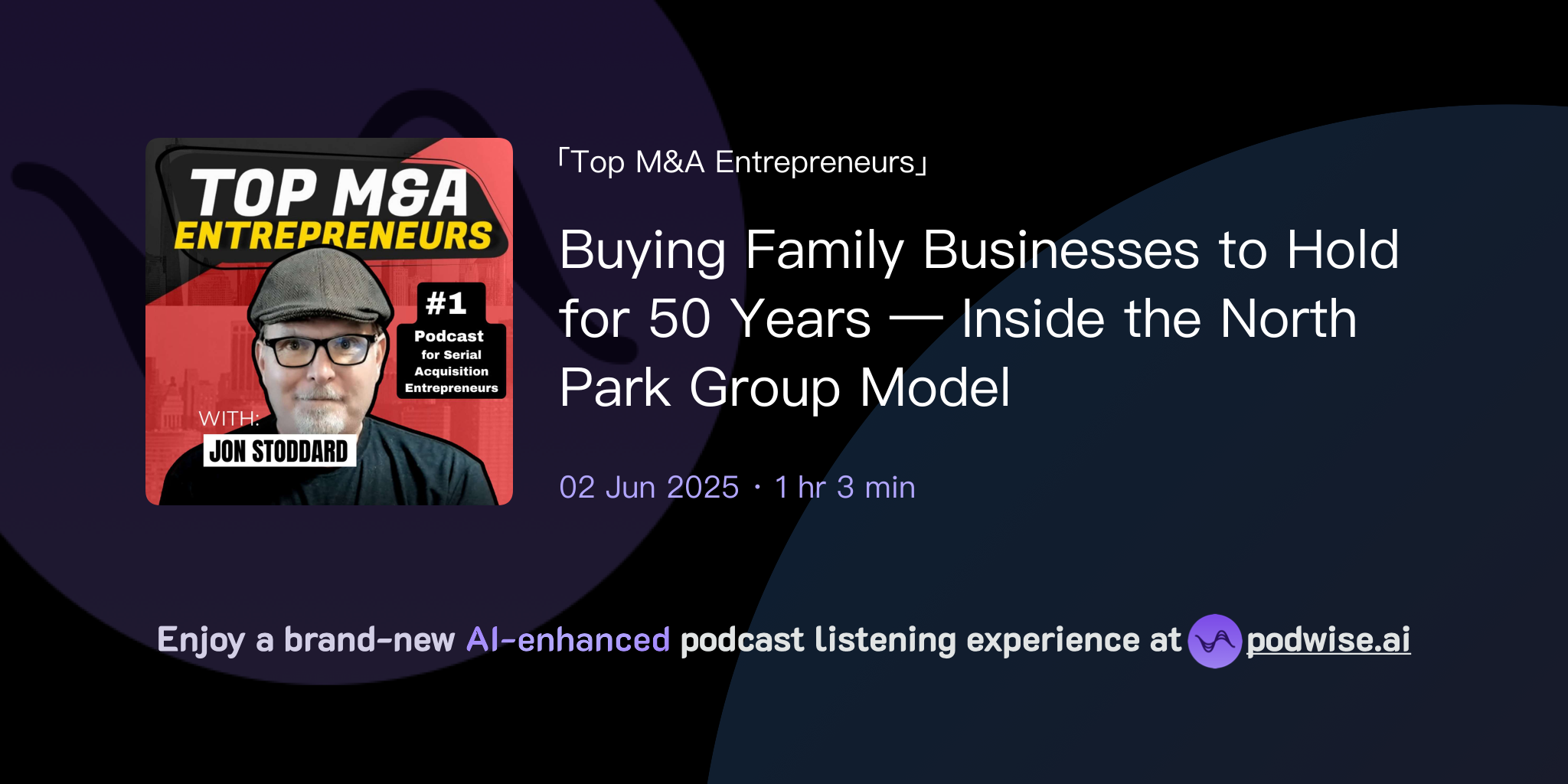 Buying Family Businesses to Hold for 50 Years — Inside the North Park Group Model | Top M&A ...