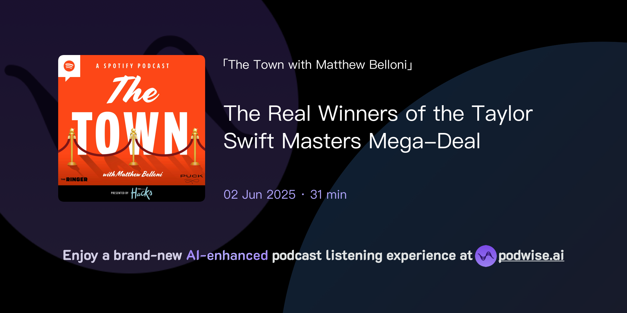 The Real Winners of the Taylor Swift Masters Mega-Deal | The Town with ...