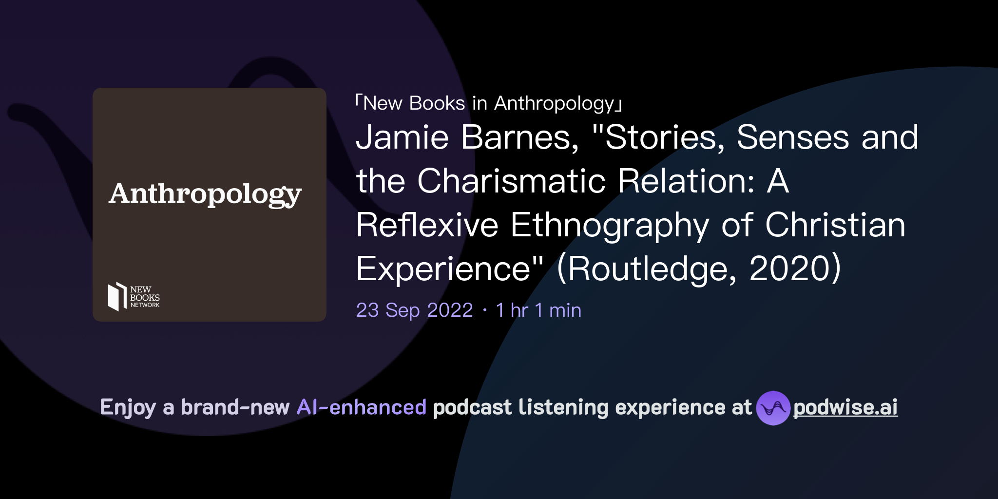 Jamie Barnes, "Stories, Senses and the Charismatic Relation: A ...