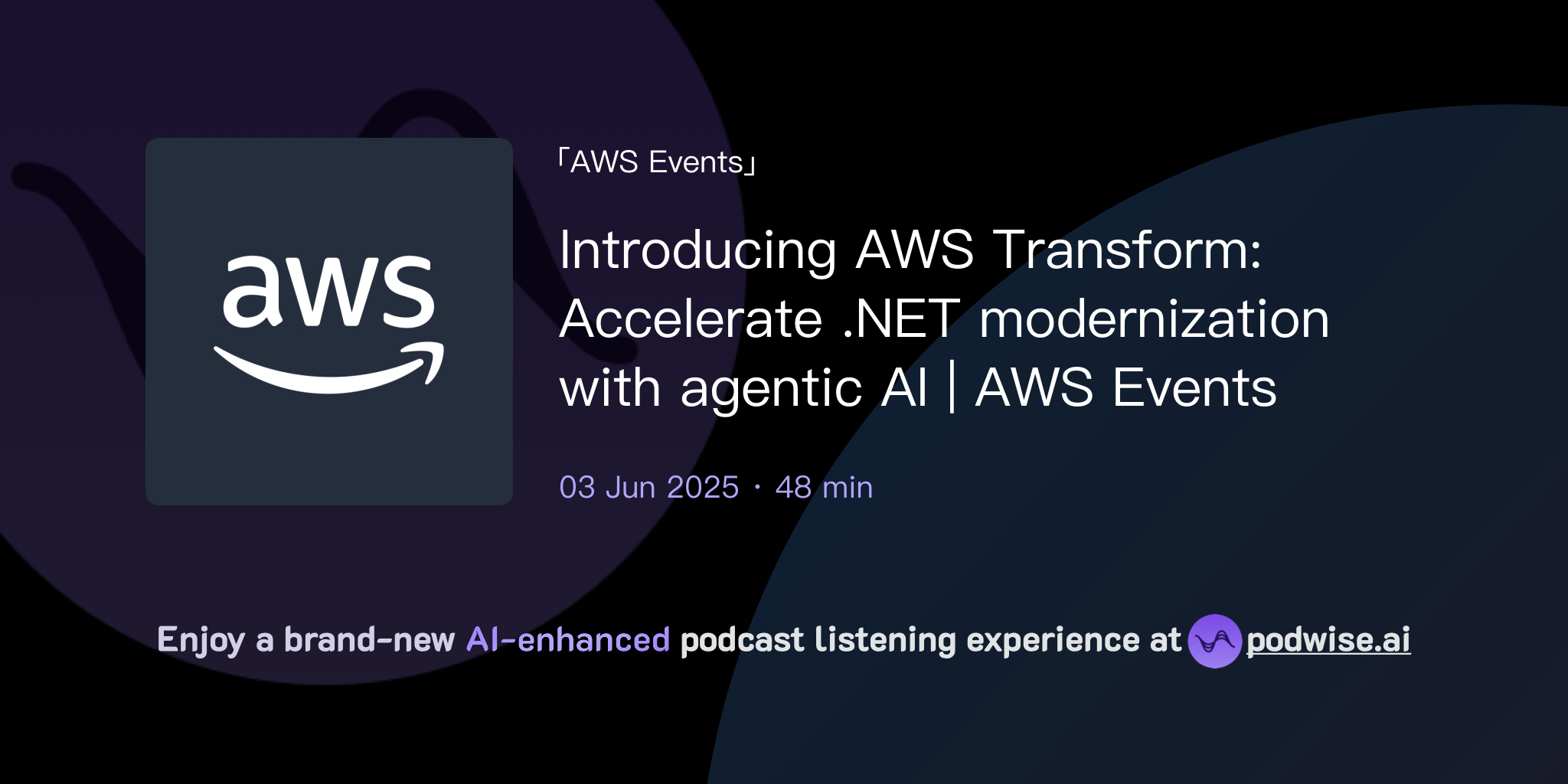 Introducing AWS Transform: Accelerate .NET modernization with agentic ...