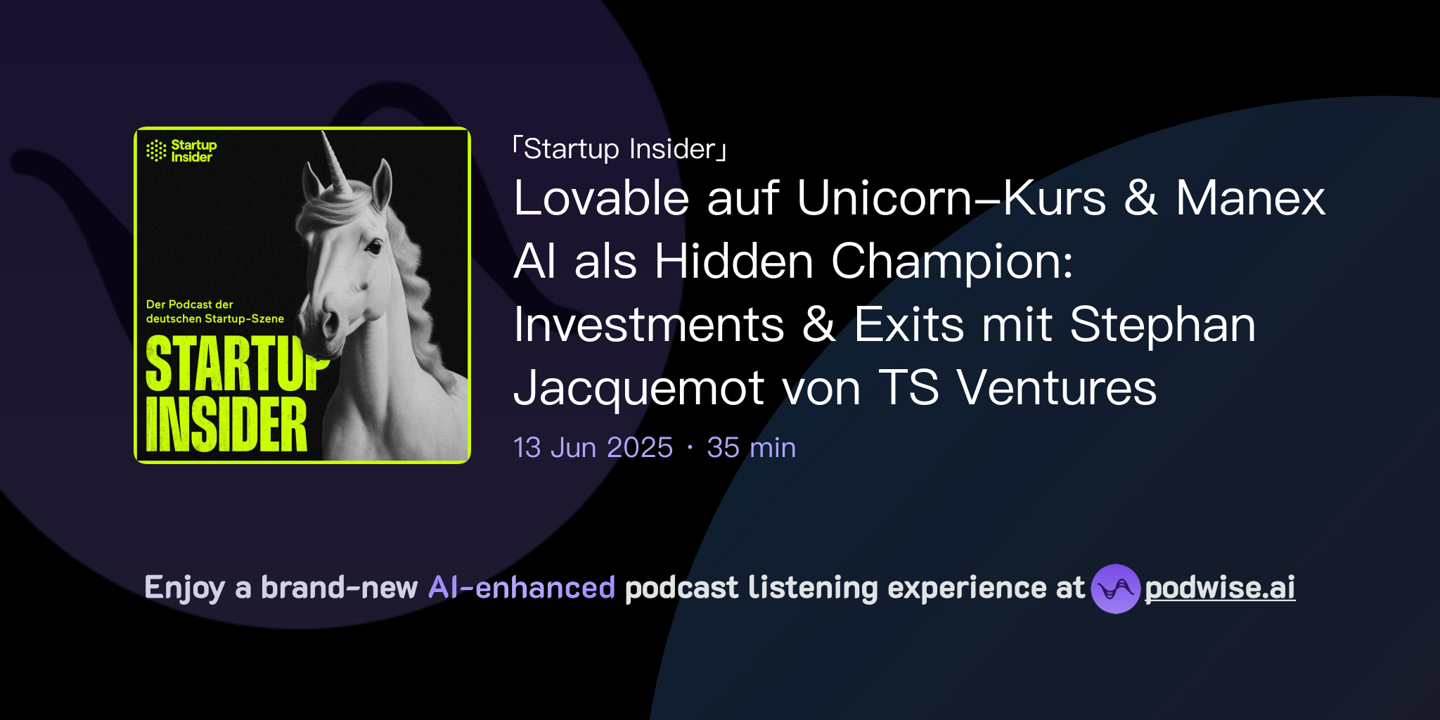Lovable auf Unicorn-Kurs & Manex AI als Hidden Champion: Investments ...