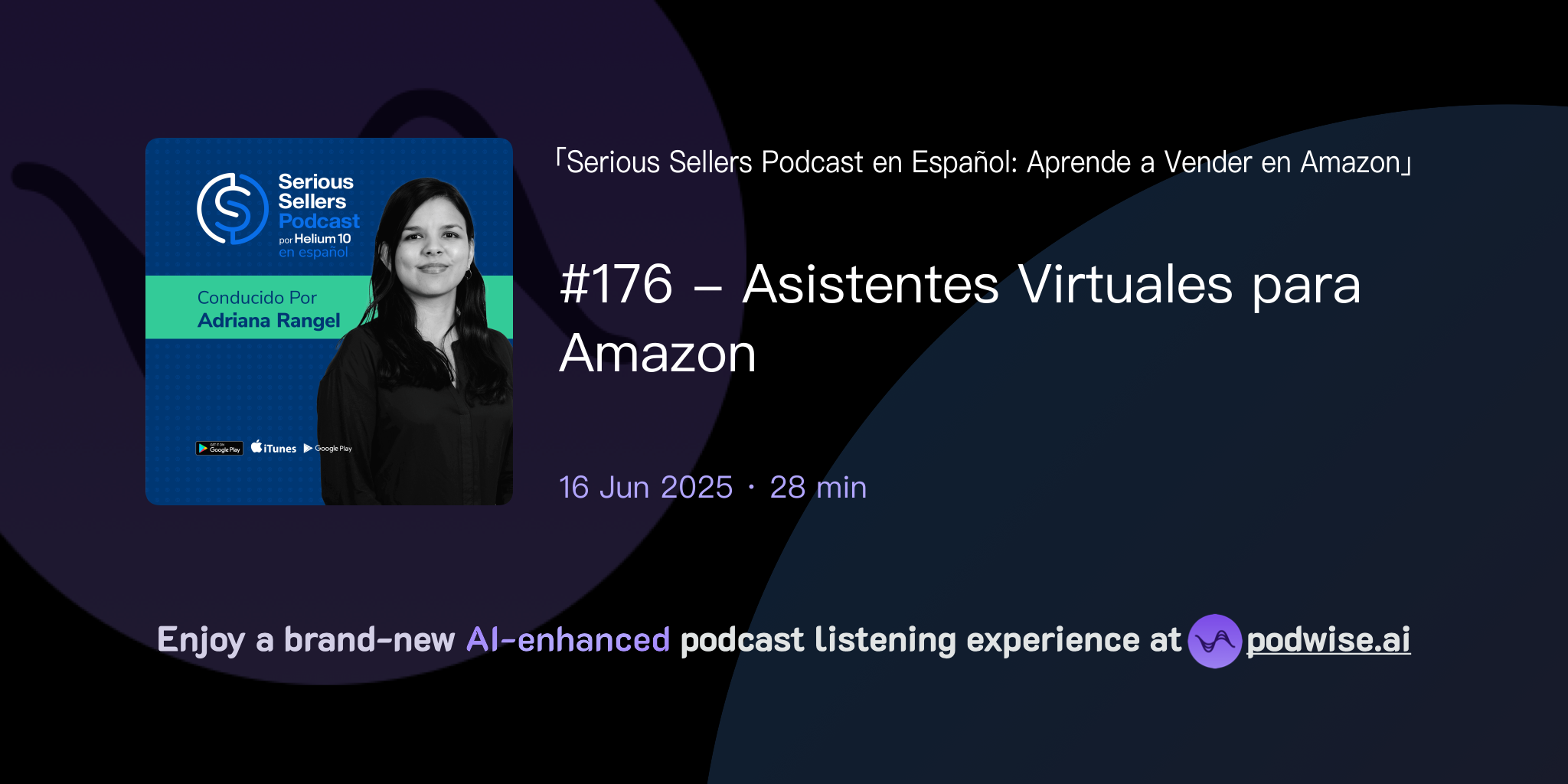 #176 - Asistentes Virtuales para Amazon | Serious Sellers Podcast en ...