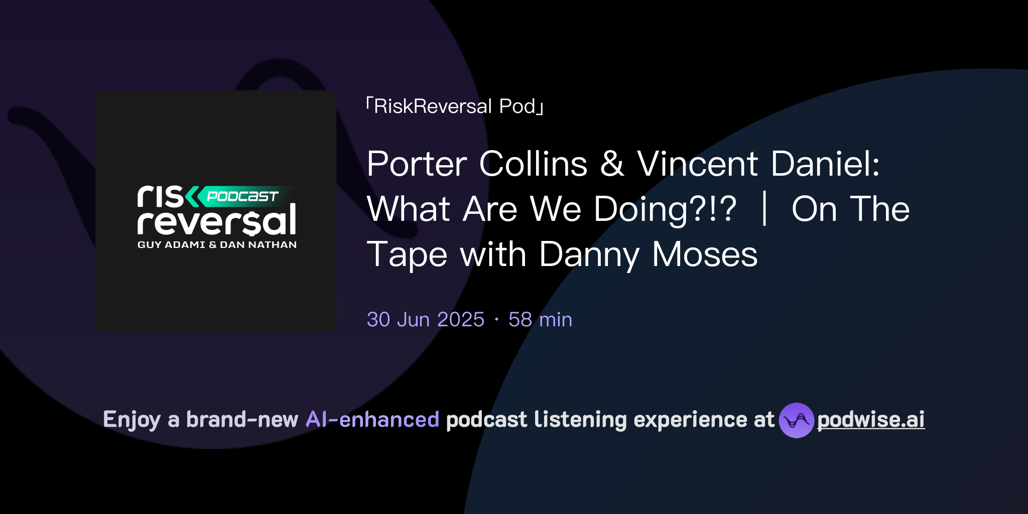 Porter Collins & Vincent Daniel: What Are We Doing?!? | On The Tape ...