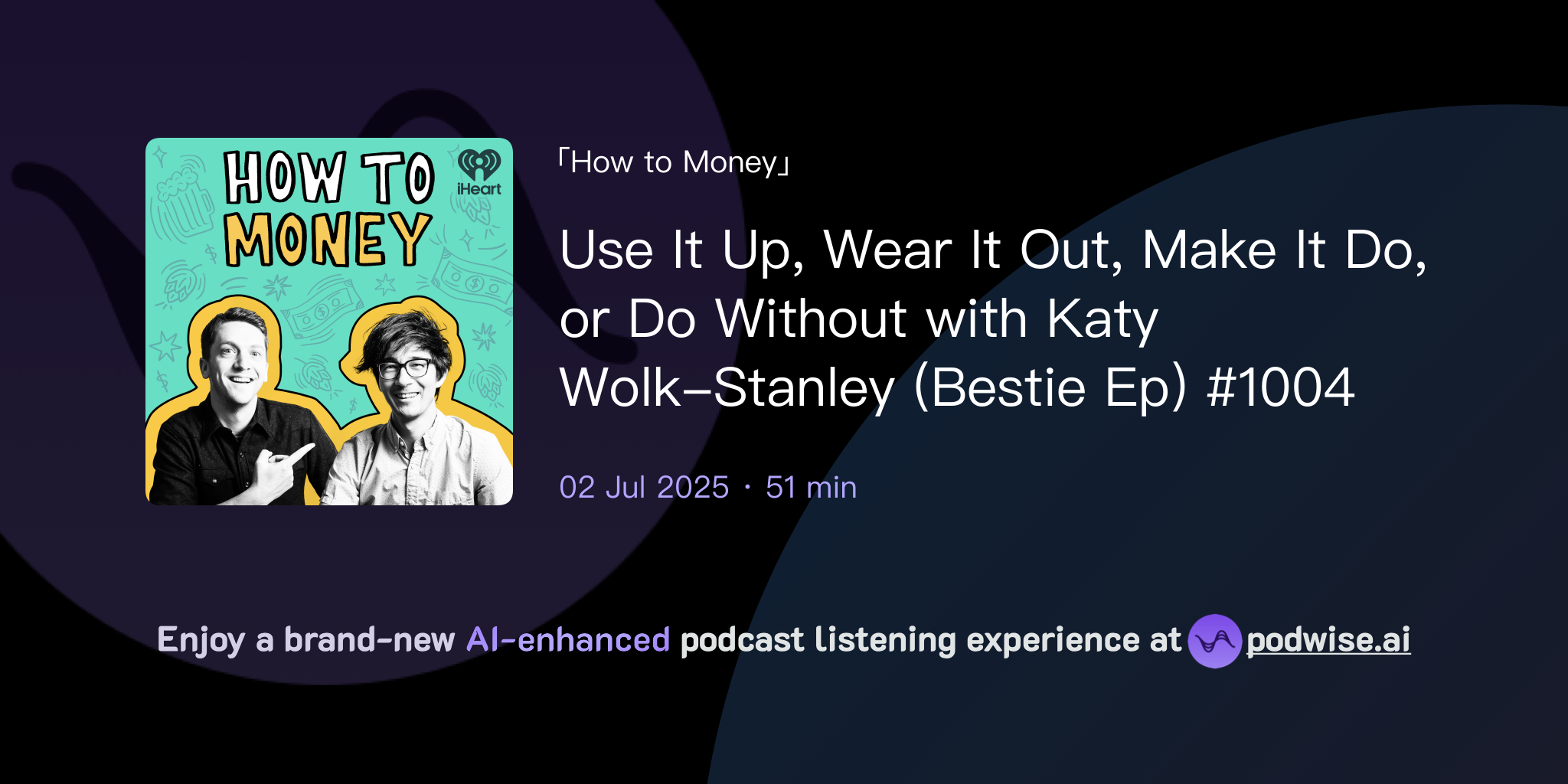 Use It Up, Wear It Out, Make It Do, or Do Without with Katy Wolk ...