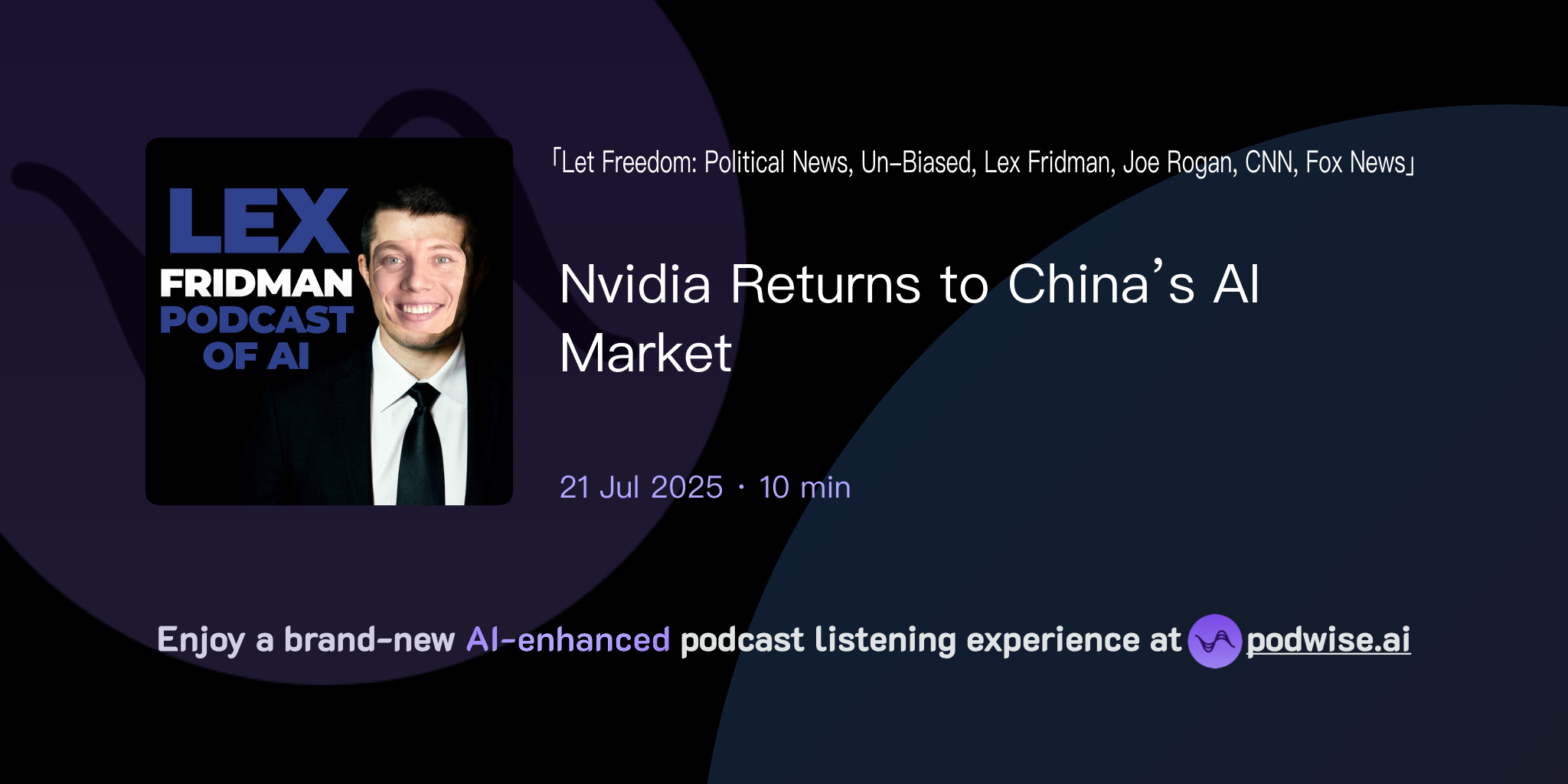 Nvidia Returns to China’s AI Market | Let Freedom: Political News, Un ...