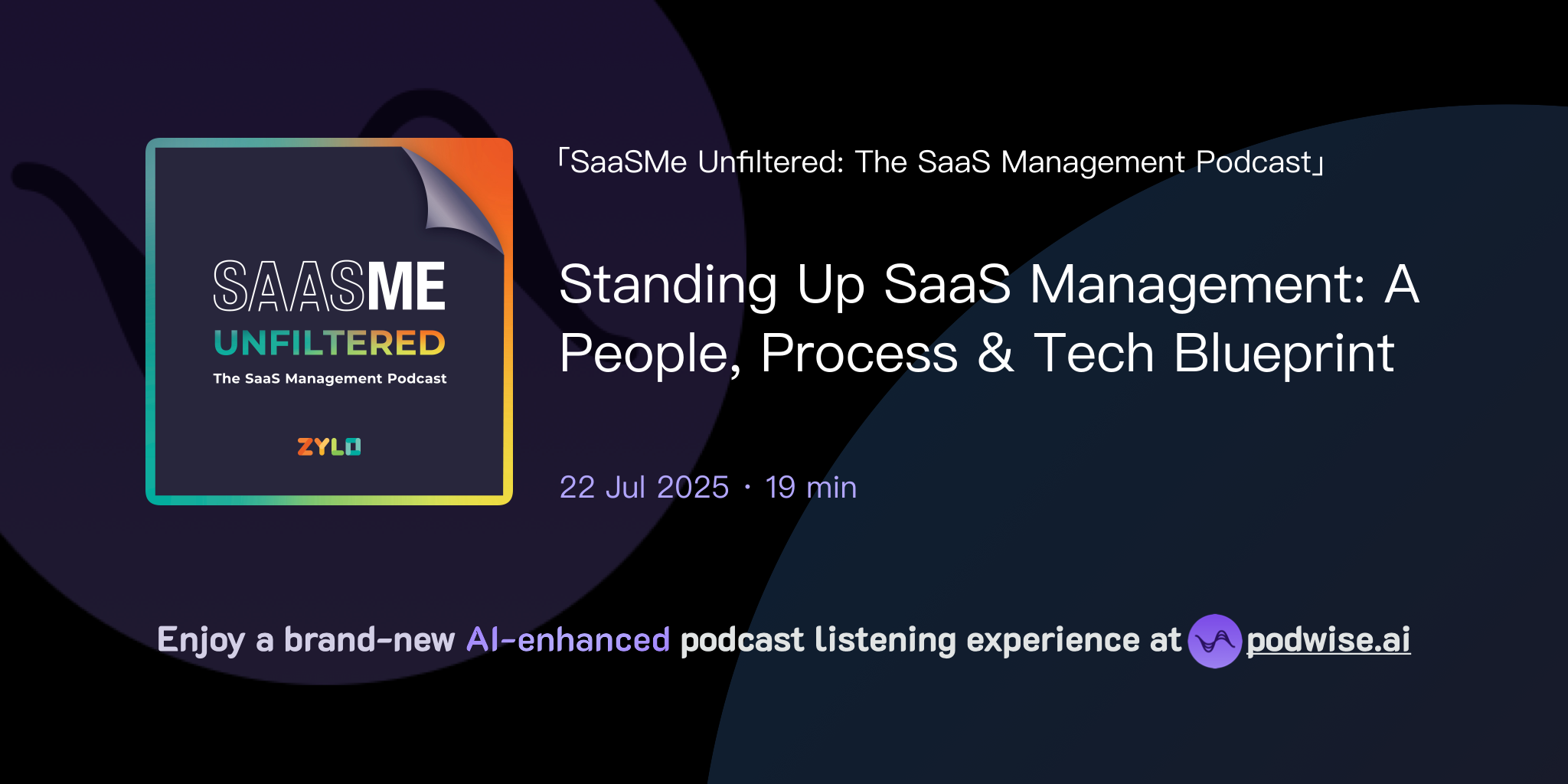 Standing Up SaaS Management: A People, Process & Tech Blueprint | SaaSMe Unfiltered: The SaaS ...