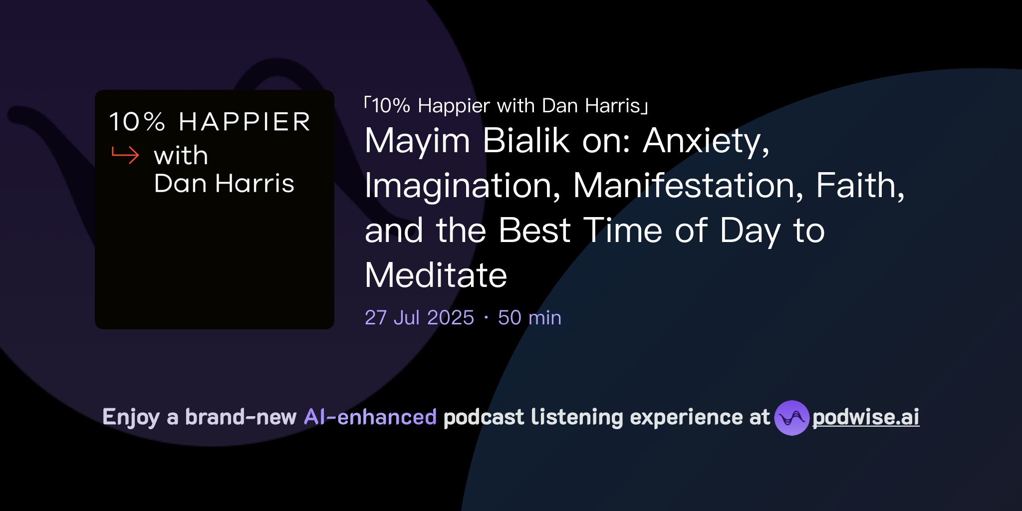 Mayim Bialik on: Anxiety, Imagination, Manifestation, Faith, and the ...