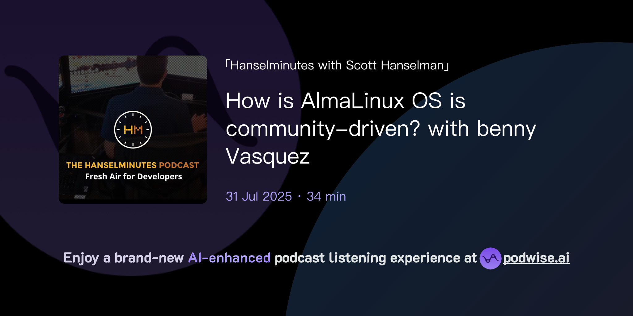 How is AlmaLinux OS is community-driven? with benny Vasquez ...