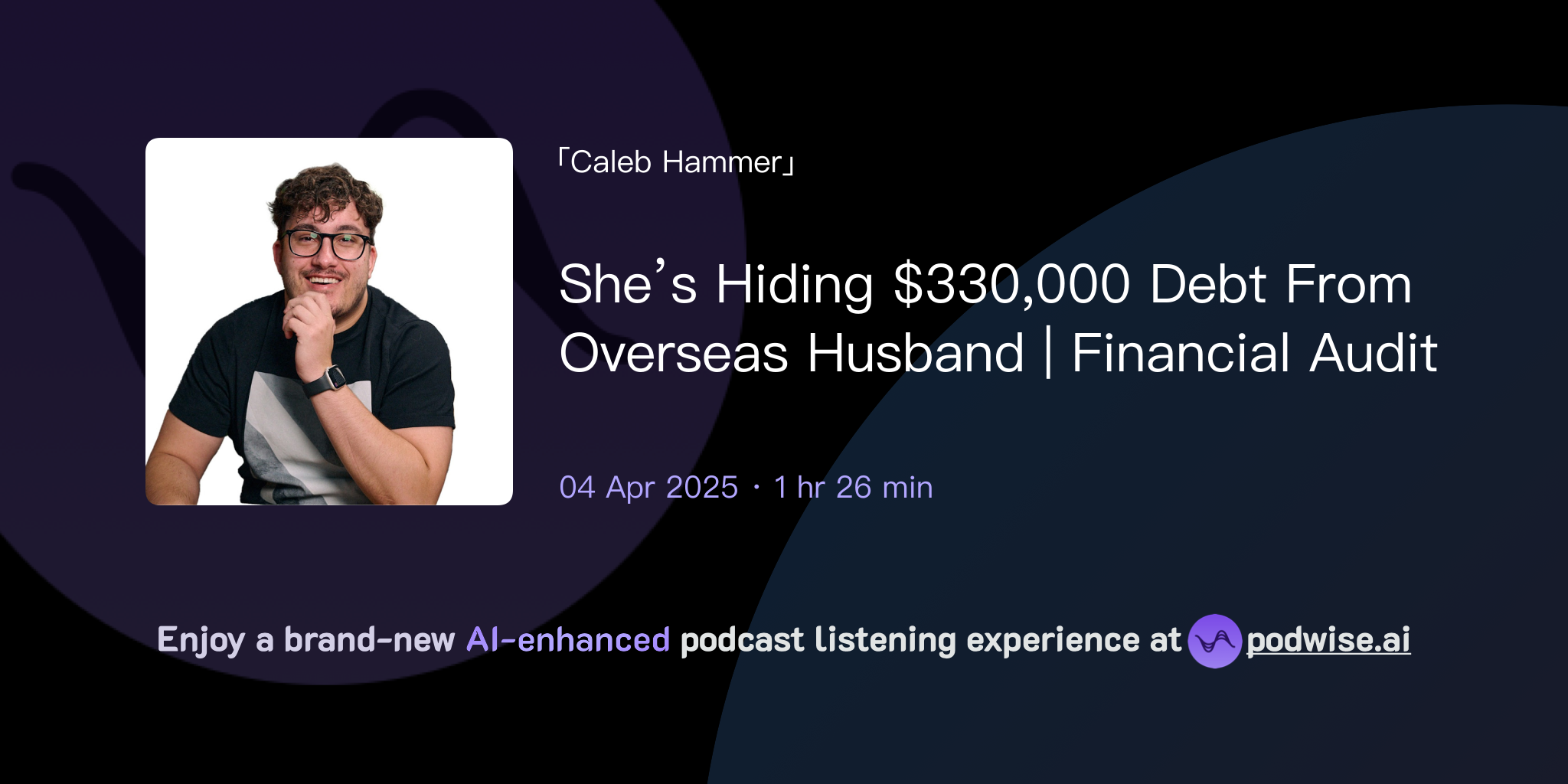 She’s Hiding $330,000 Debt From Overseas Husband | Financial Audit ...