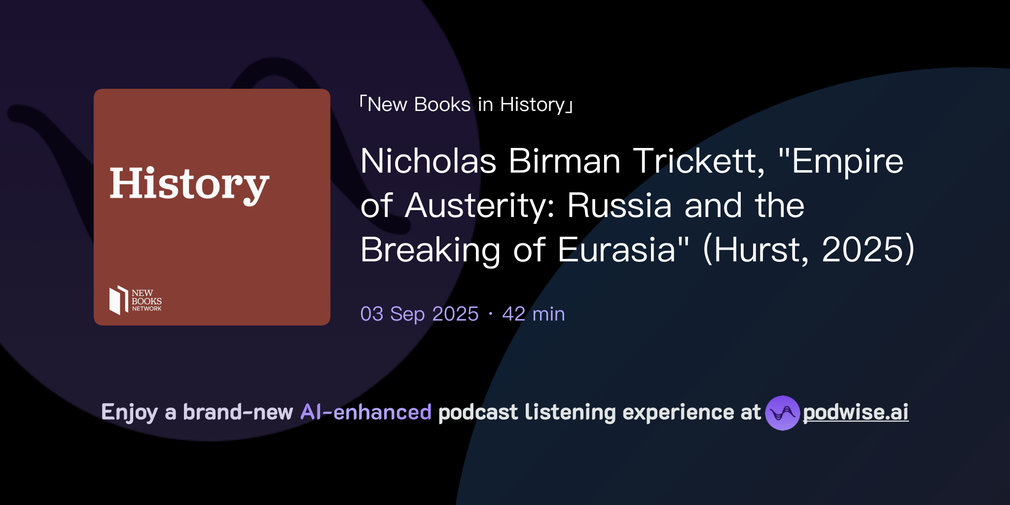 Nicholas Birman Trickett, "Empire of Austerity: Russia and the Breaking ...