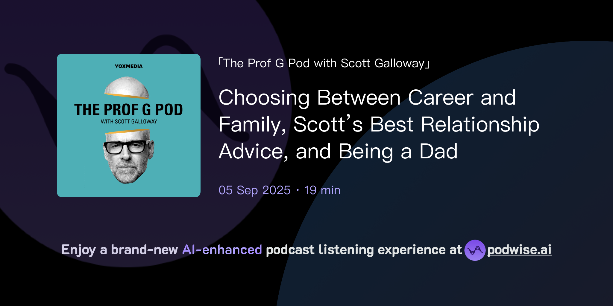 Choosing Between Career and Family, Scott’s Best Relationship Advice ...