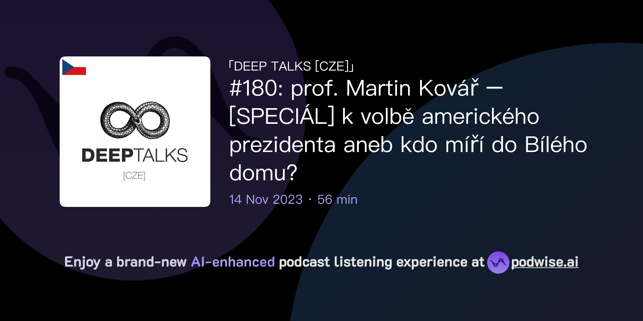 #180: prof. Martin Kovář – [SPECIÁL] k volbě amerického prezidenta aneb kdo míří do Bílého domu ...