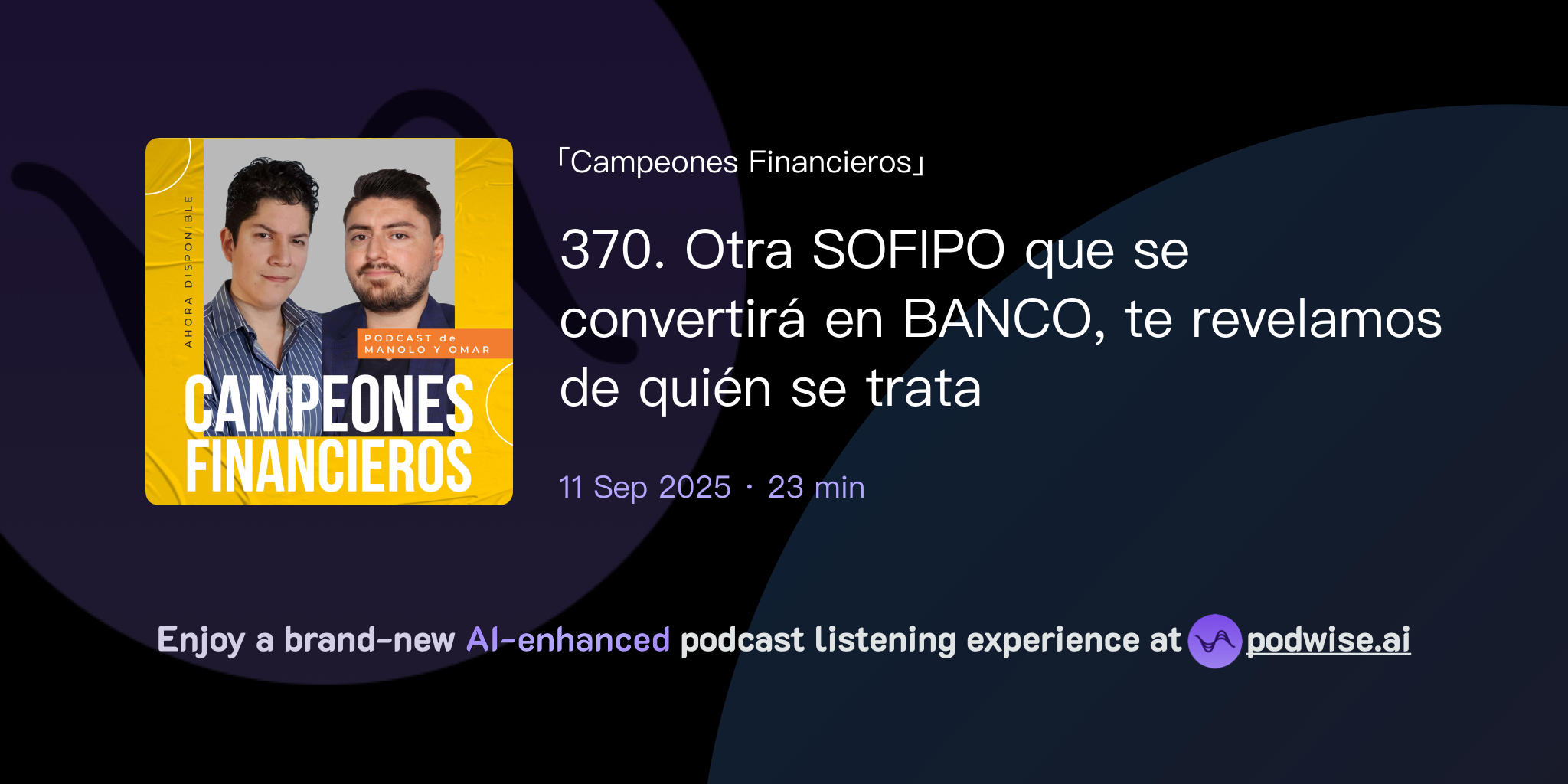 370. Otra SOFIPO que se convertirá en BANCO, te revelamos de quién se ...