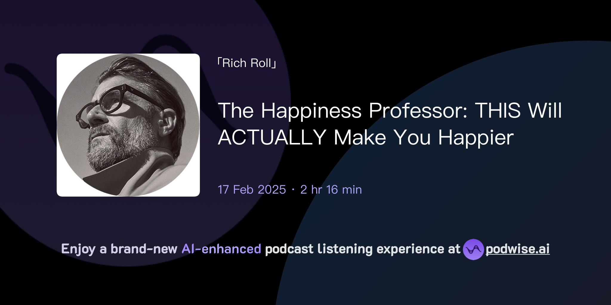 The Happiness Professor: THIS Will ACTUALLY Make You Happier | Rich ...