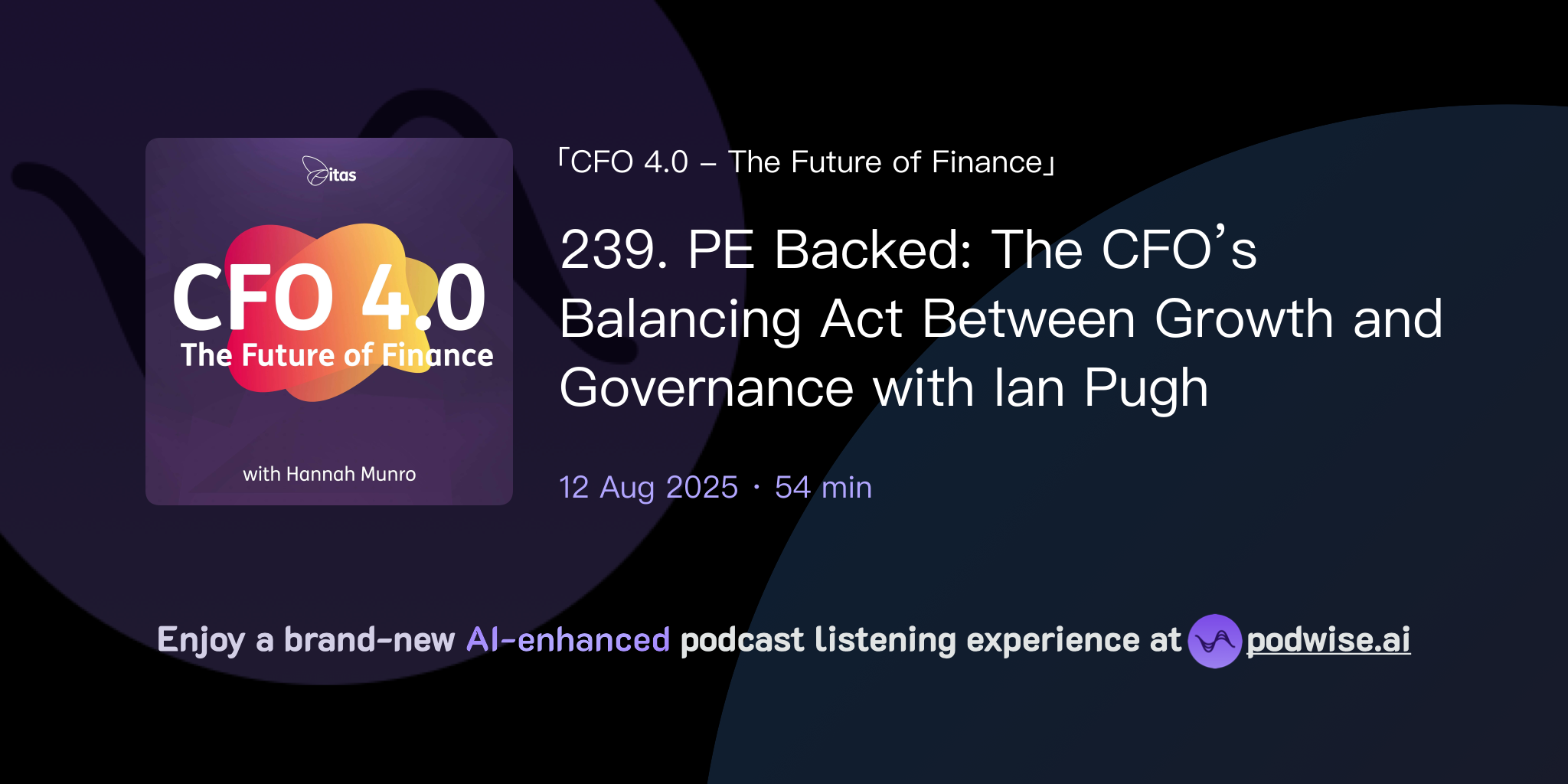 239. PE Backed: The CFO’s Balancing Act Between Growth and Governance ...
