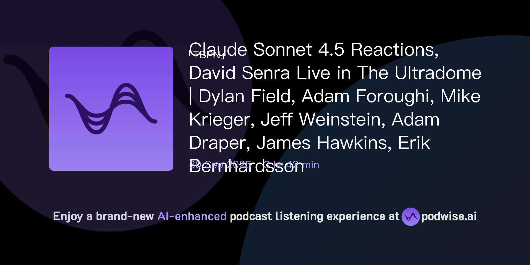 Claude Sonnet 4.5 Reactions, David Senra Live in The Ultradome | Dylan ...