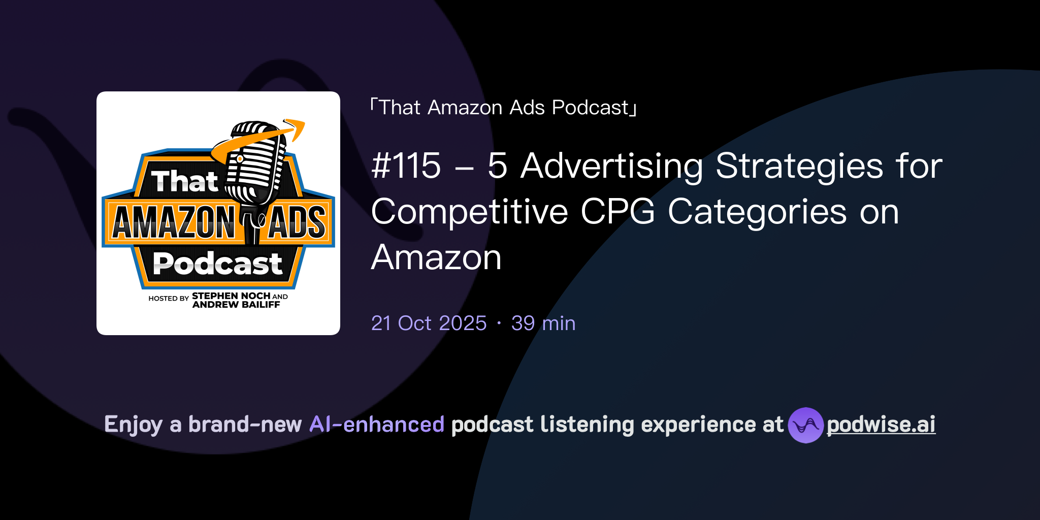 #115 - 5 Advertising Strategies for Competitive CPG Categories on ...