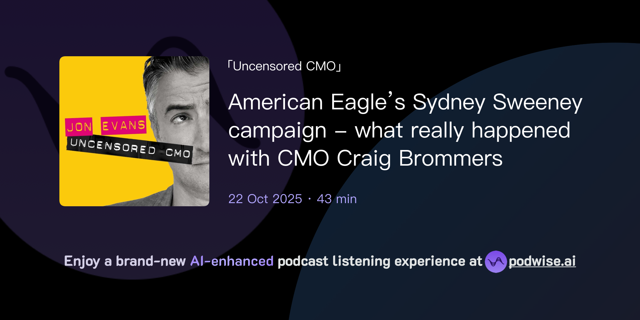 American Eagle’s Sydney Sweeney campaign - what really happened with CMO Craig Brommers ...