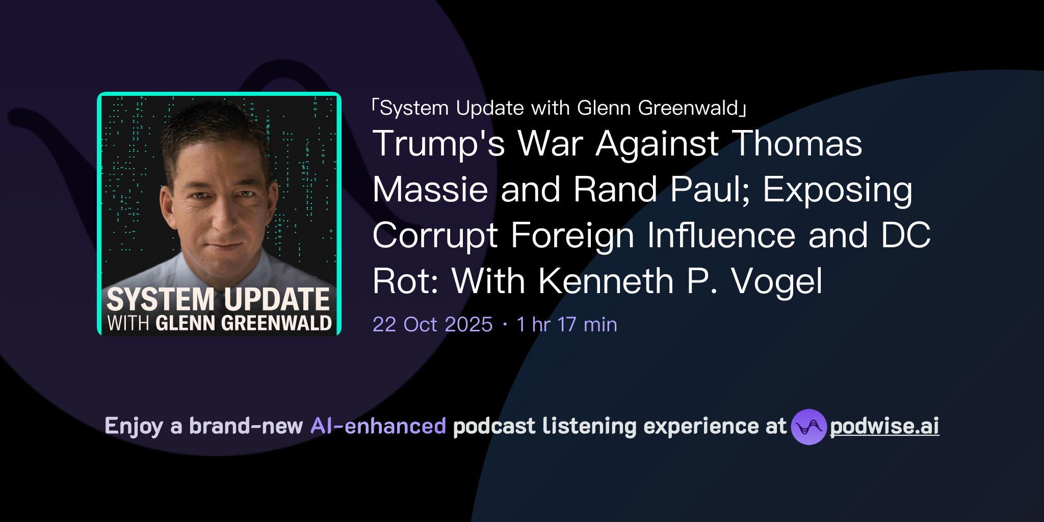 Trump's War Against Thomas Massie and Rand Paul; Exposing Corrupt ...