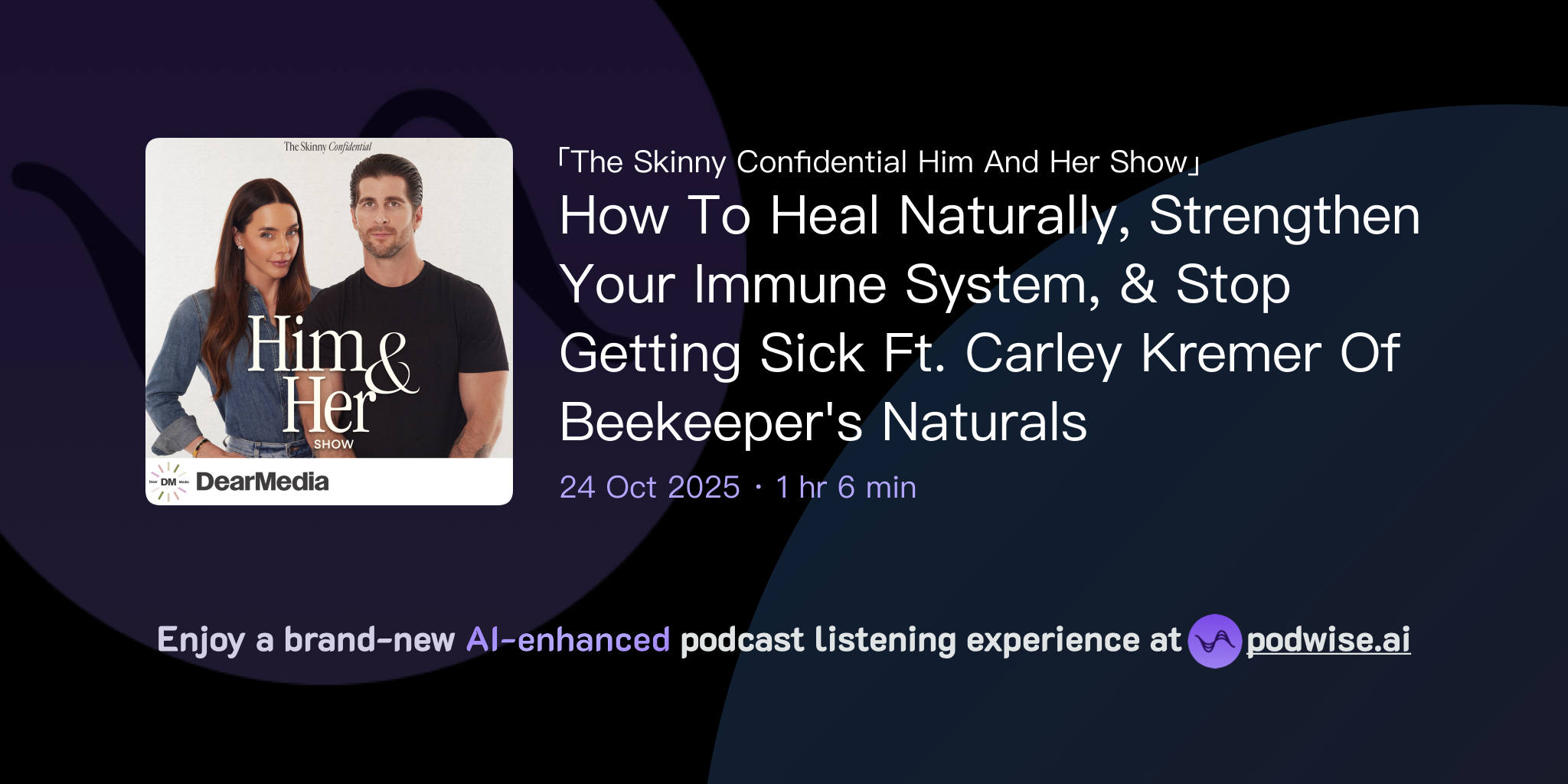 How To Heal Naturally, Strengthen Your Immune System, & Stop Getting Sick Ft. Carley Kremer Of ...