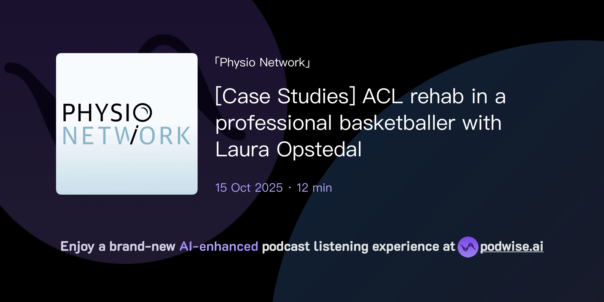 [Case Studies] ACL rehab in a professional basketballer with Laura ...
