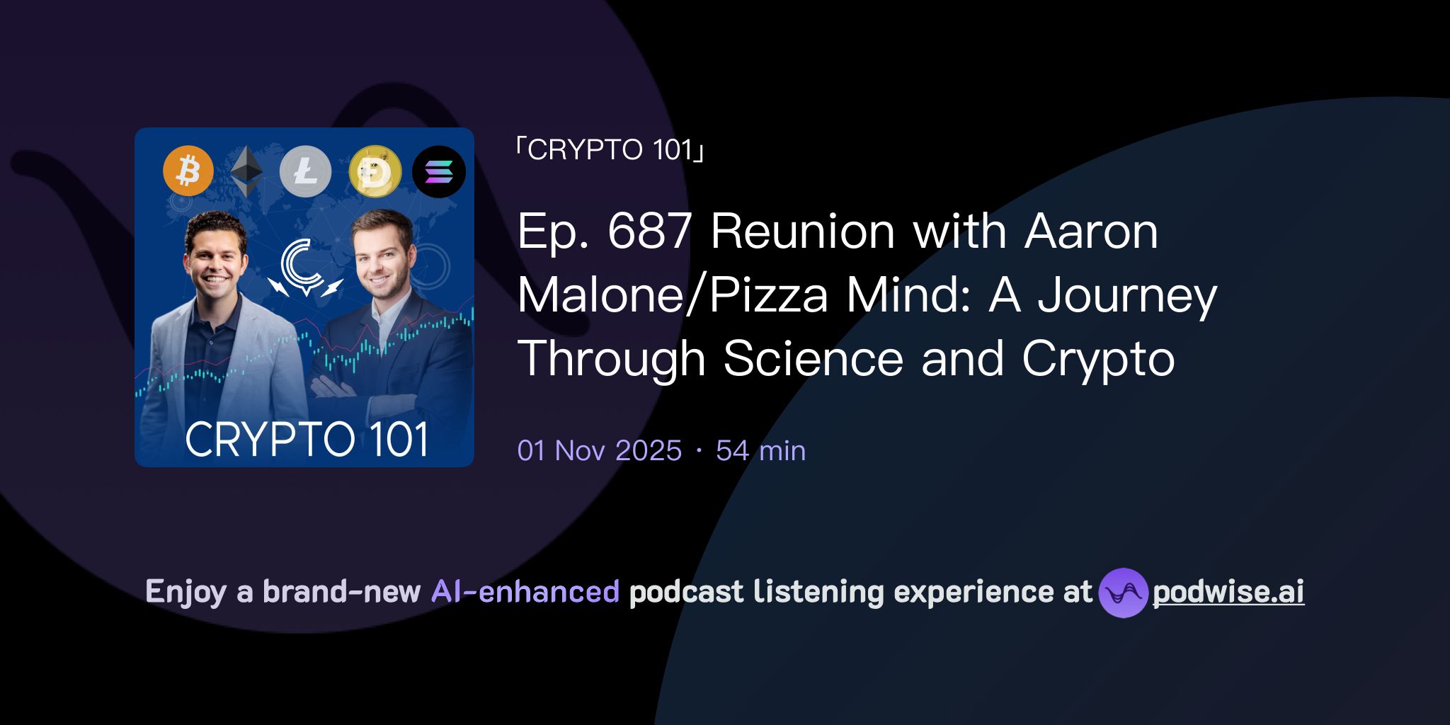 Ep. 687 Reunion with Aaron Malone/Pizza Mind: A Journey Through Science ...