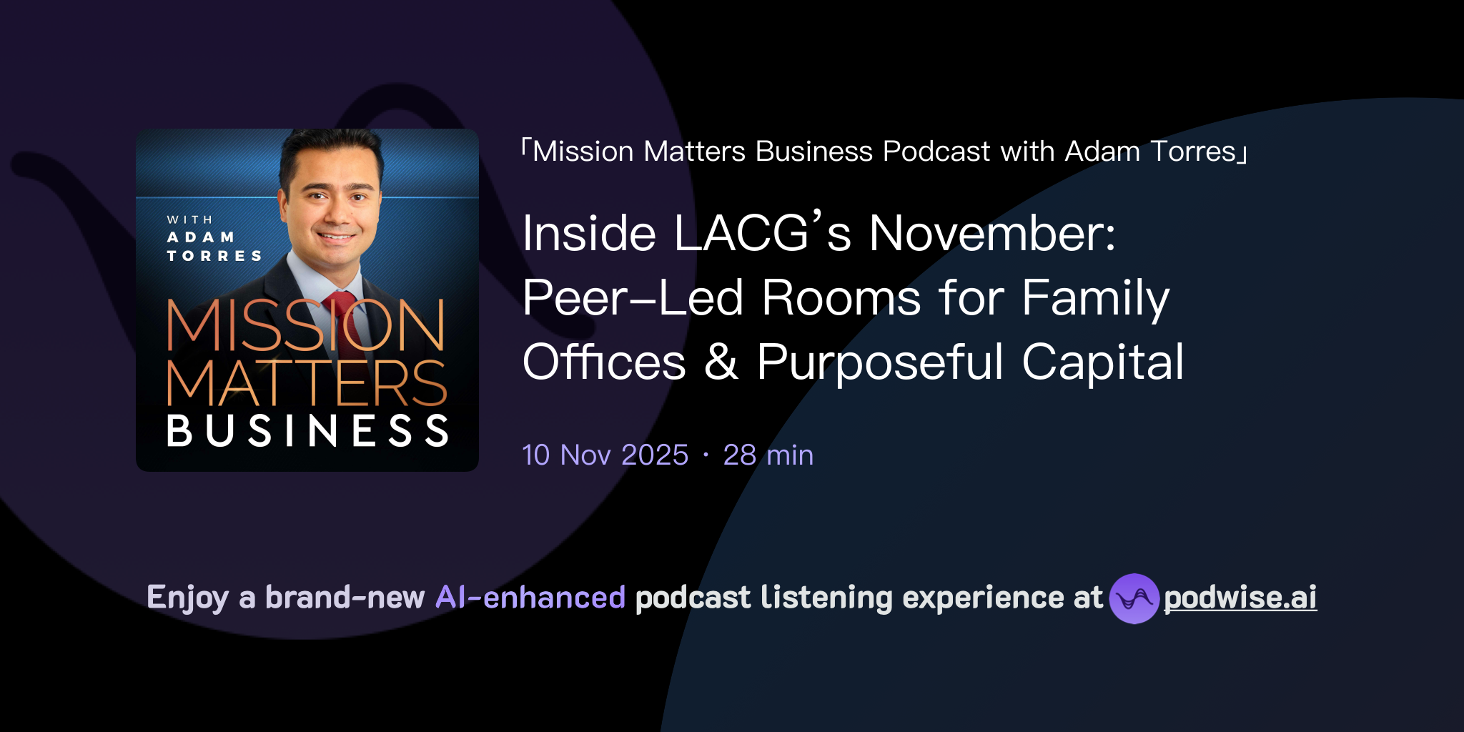 Inside LACG’s November: Peer-Led Rooms for Family Offices & Purposeful ...