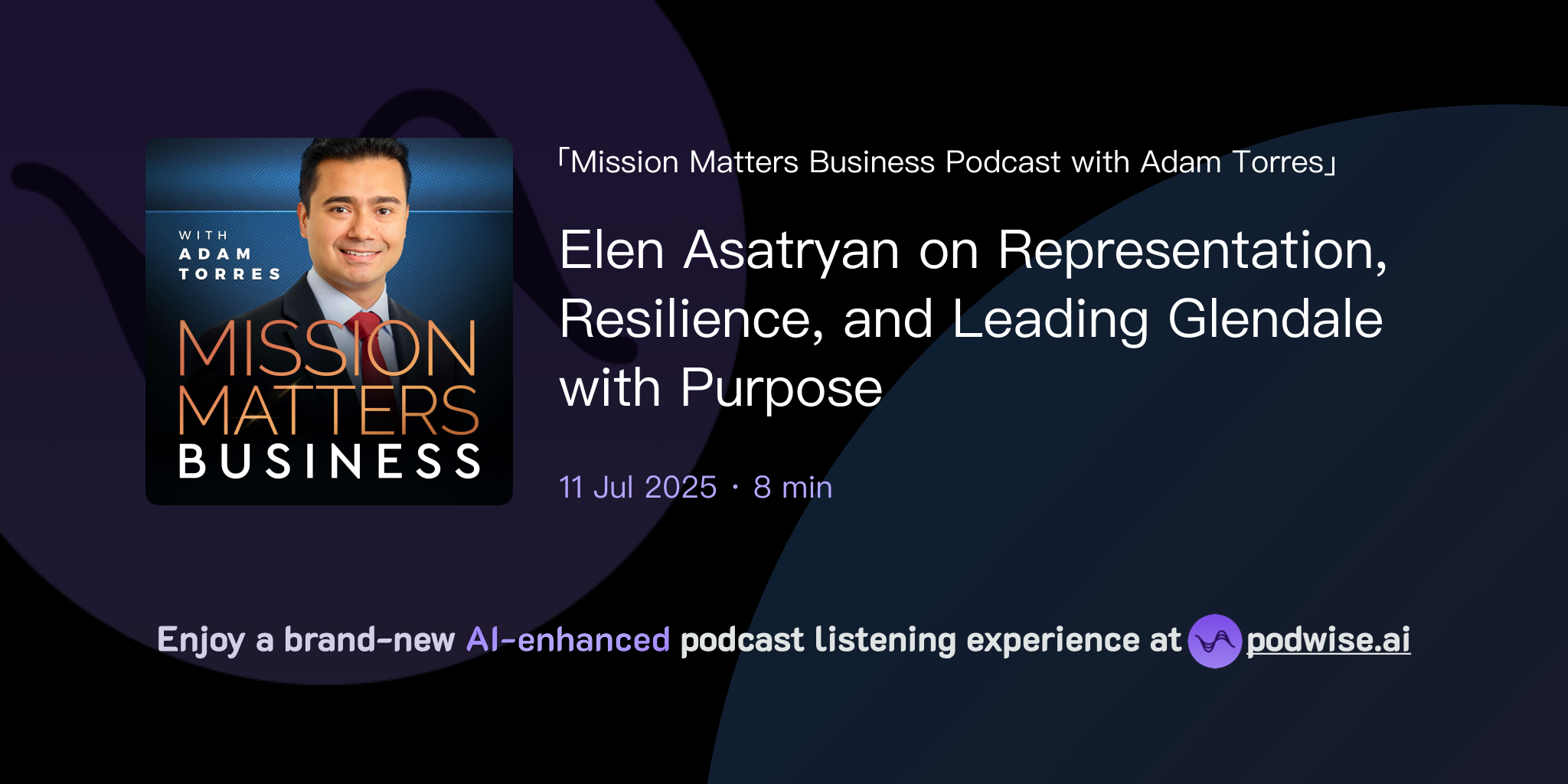 Elen Asatryan on Representation, Resilience, and Leading Glendale with ...