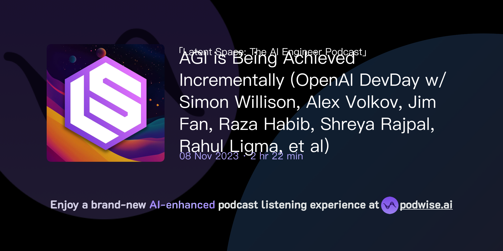 AGI is Being Achieved Incrementally (OpenAI DevDay w/ Simon Willison, Alex Volkov, Jim Fan, Raza ...