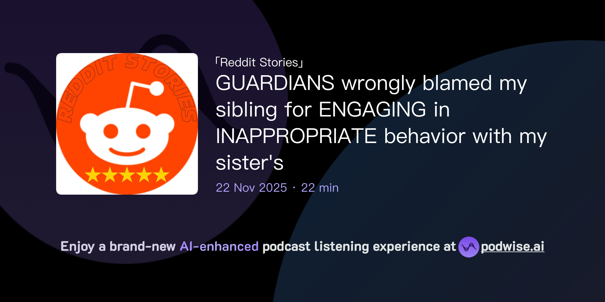 GUARDIANS wrongly blamed my sibling for ENGAGING in INAPPROPRIATE ...