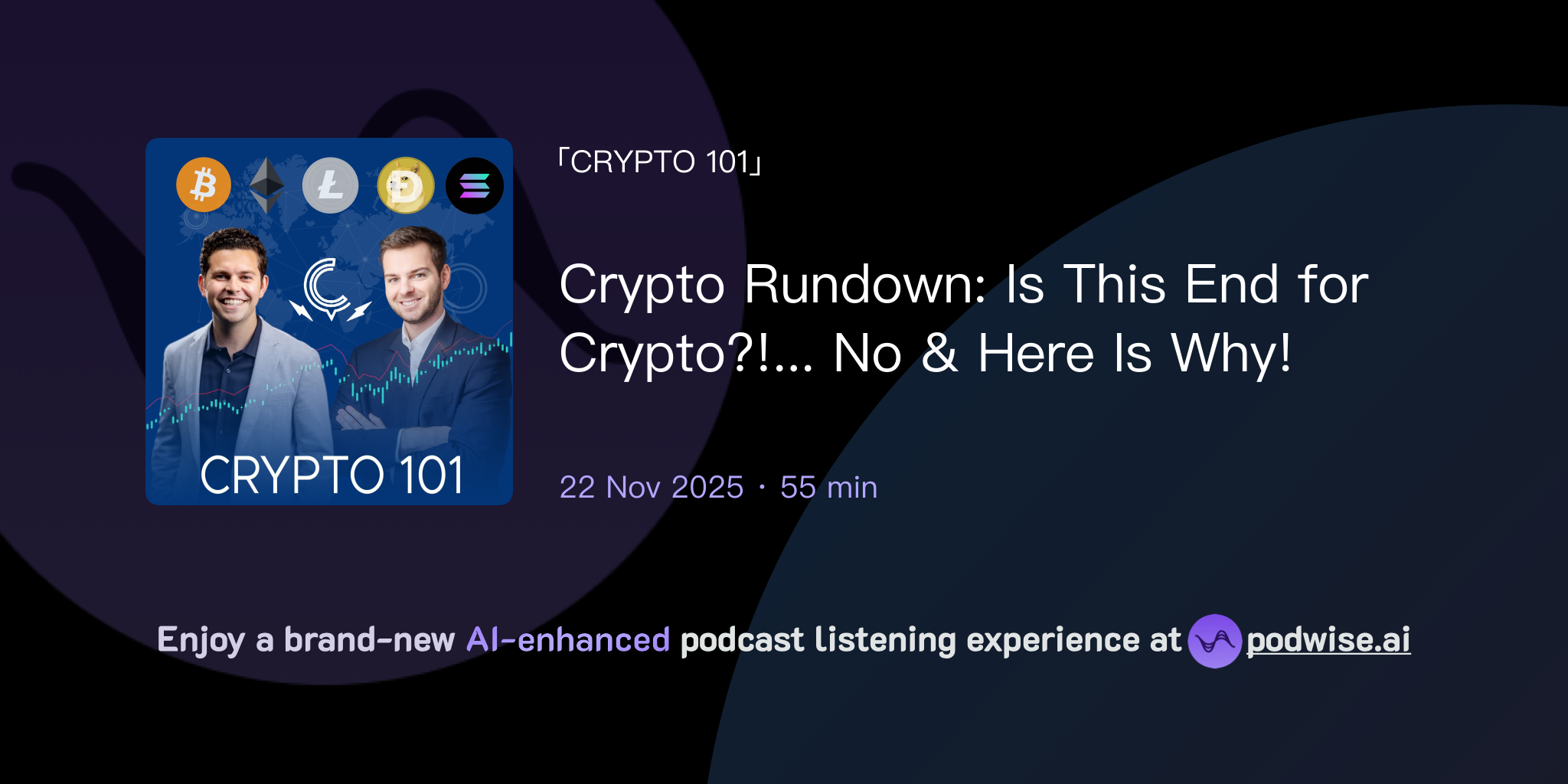 Crypto Rundown: Is This End for Crypto?!... No & Here Is Why! | CRYPTO ...