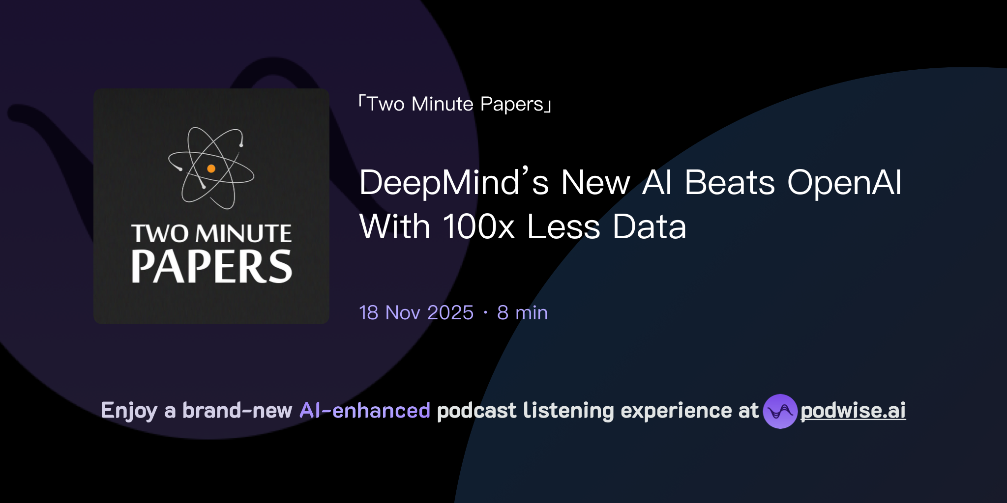 DeepMind’s New AI Beats OpenAI With 100x Less Data | Two Minute Papers ...