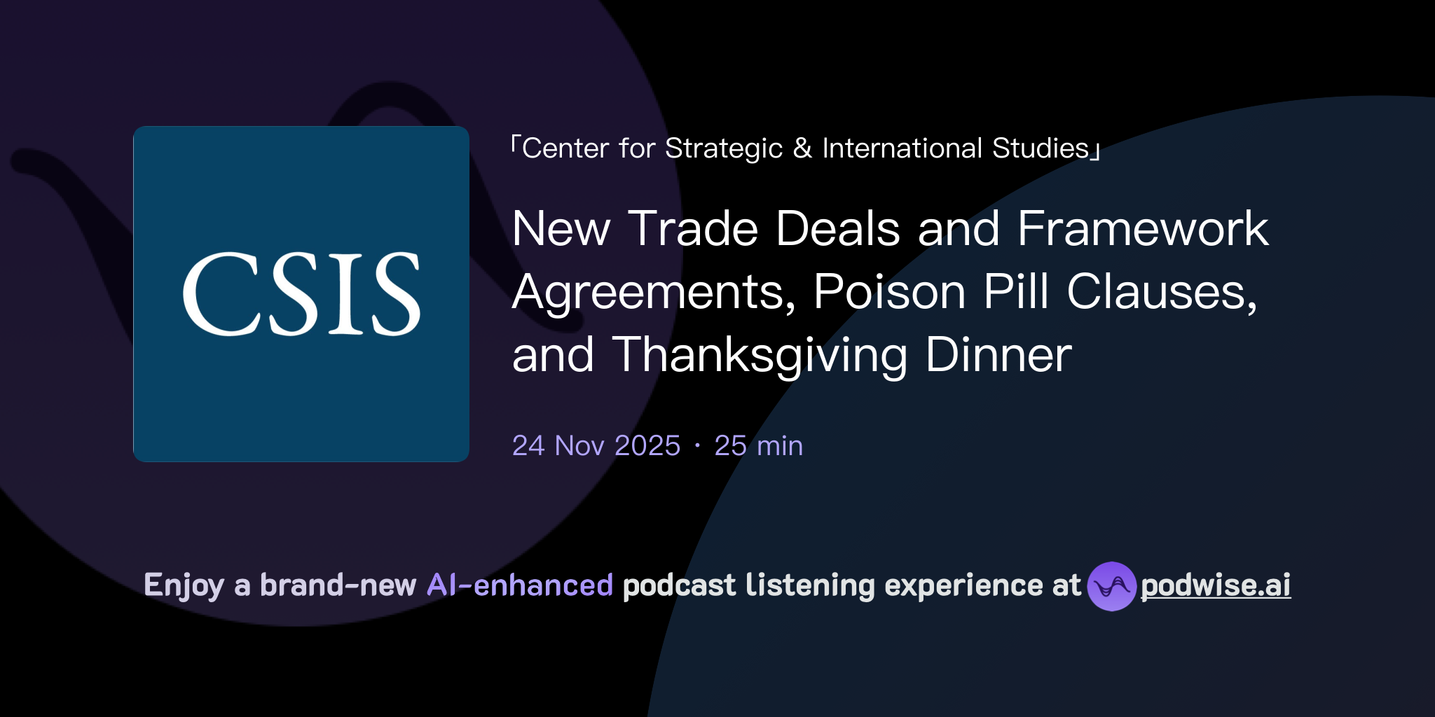 New Trade Deals and Framework Agreements, Poison Pill Clauses, and ...
