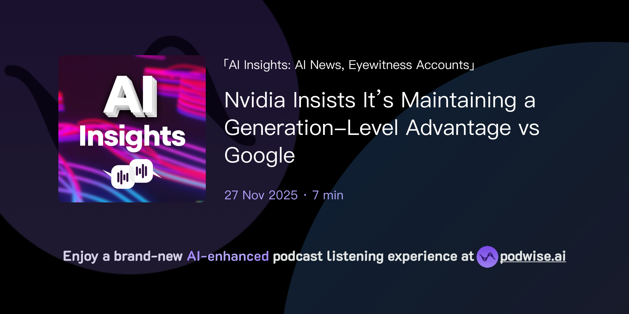 Nvidia Insists It’s Maintaining a Generation-Level Advantage vs Google ...