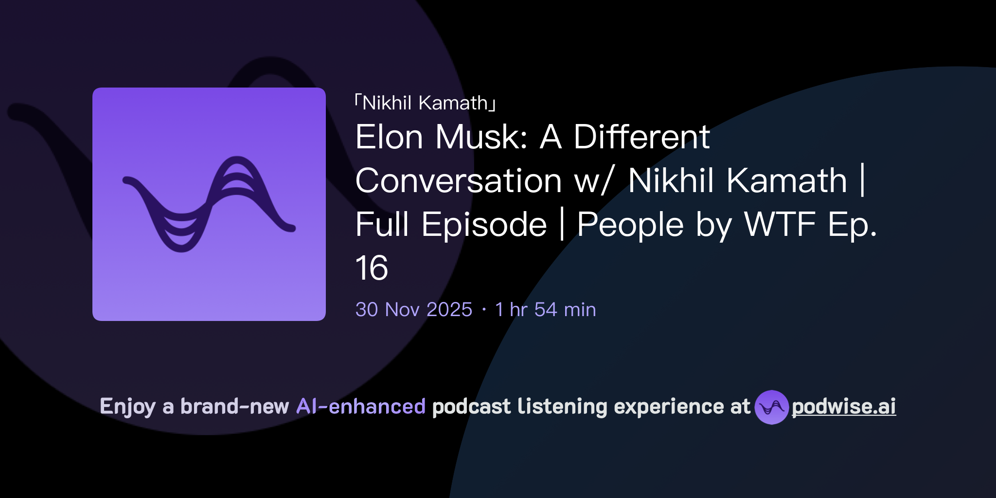 Elon Musk: A Different Conversation w/ Nikhil Kamath | Full Episode | People by WTF Ep. 16 ...