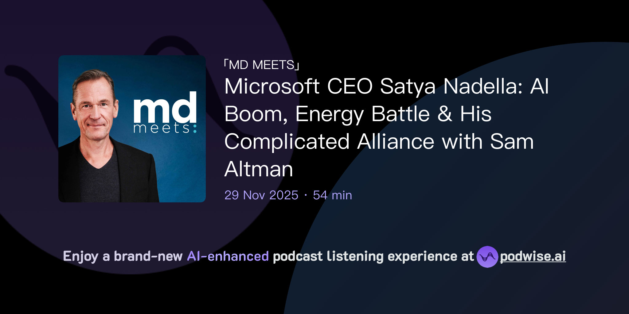 Microsoft CEO Satya Nadella: AI Boom, Energy Battle & His Complicated ...