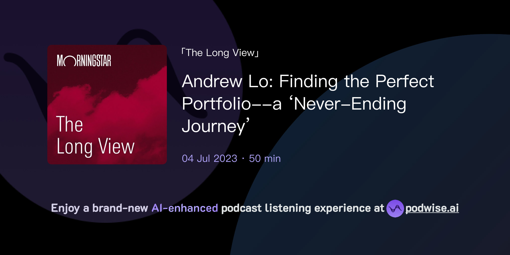 Andrew Lo: Finding the Perfect Portfolio--a ‘Never-Ending Journey ...