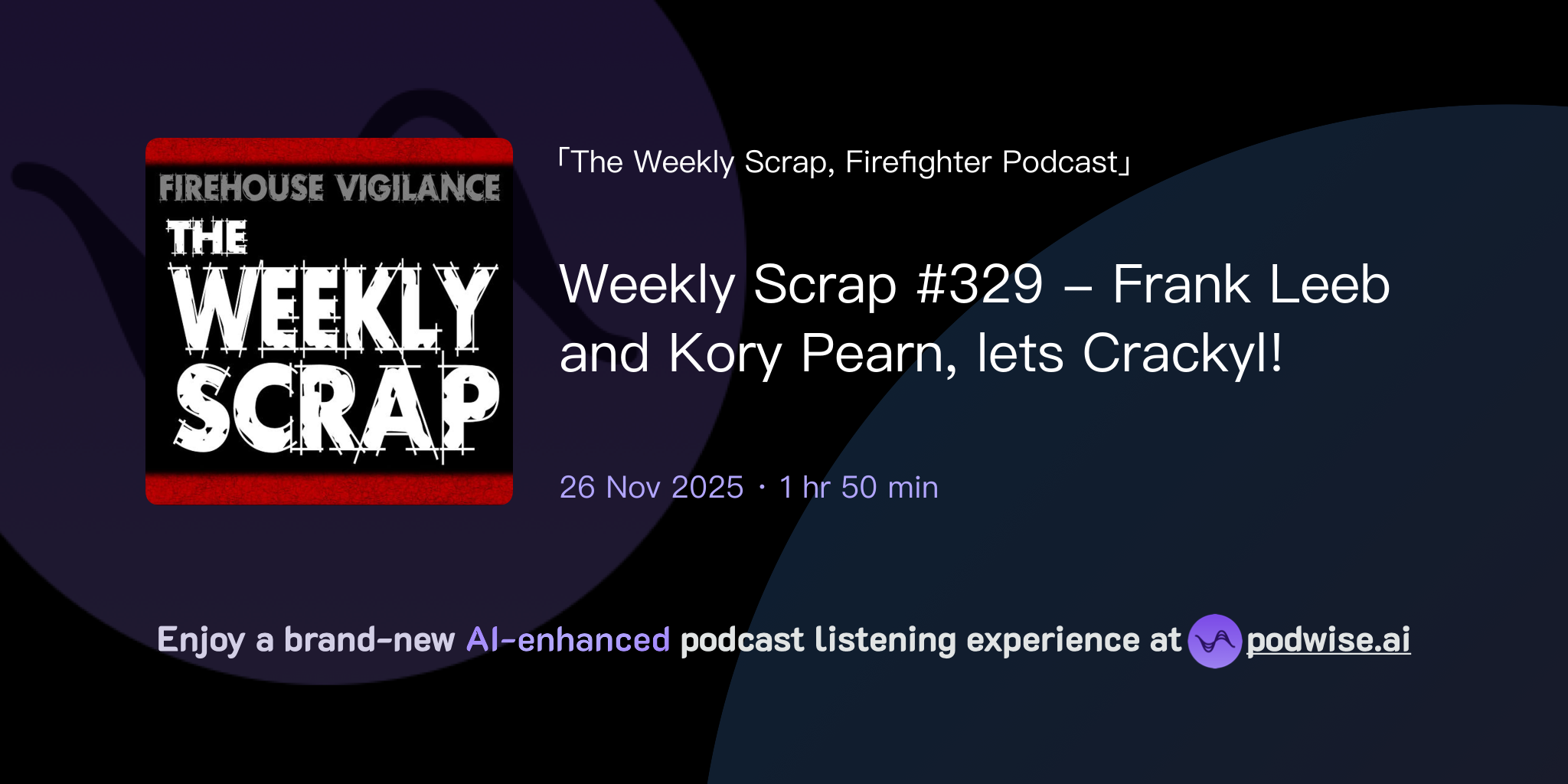 Weekly Scrap #329 - Frank Leeb and Kory Pearn, lets Crackyl! | The ...