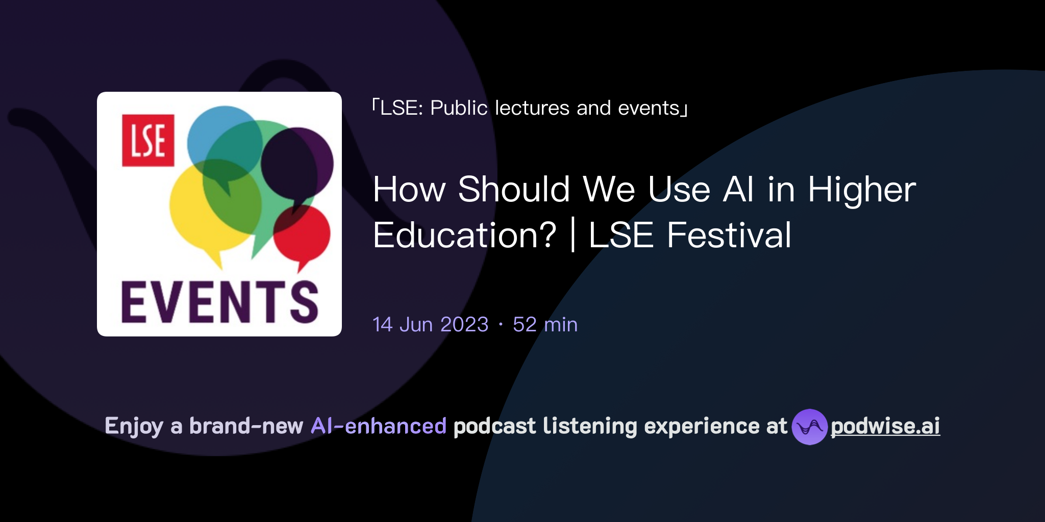 How Should We Use AI in Higher Education? | LSE Festival | LSE: Public ...