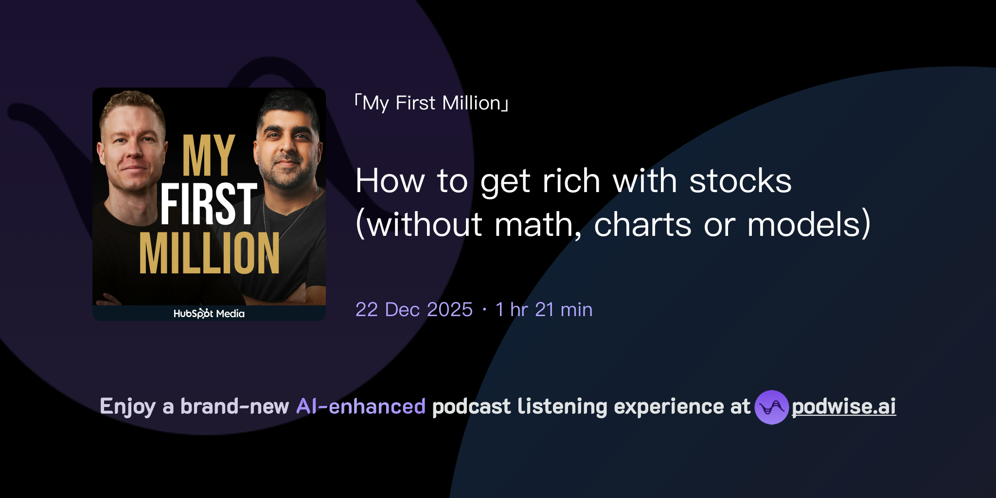 How to get rich with stocks (without math, charts or models) | My First ...