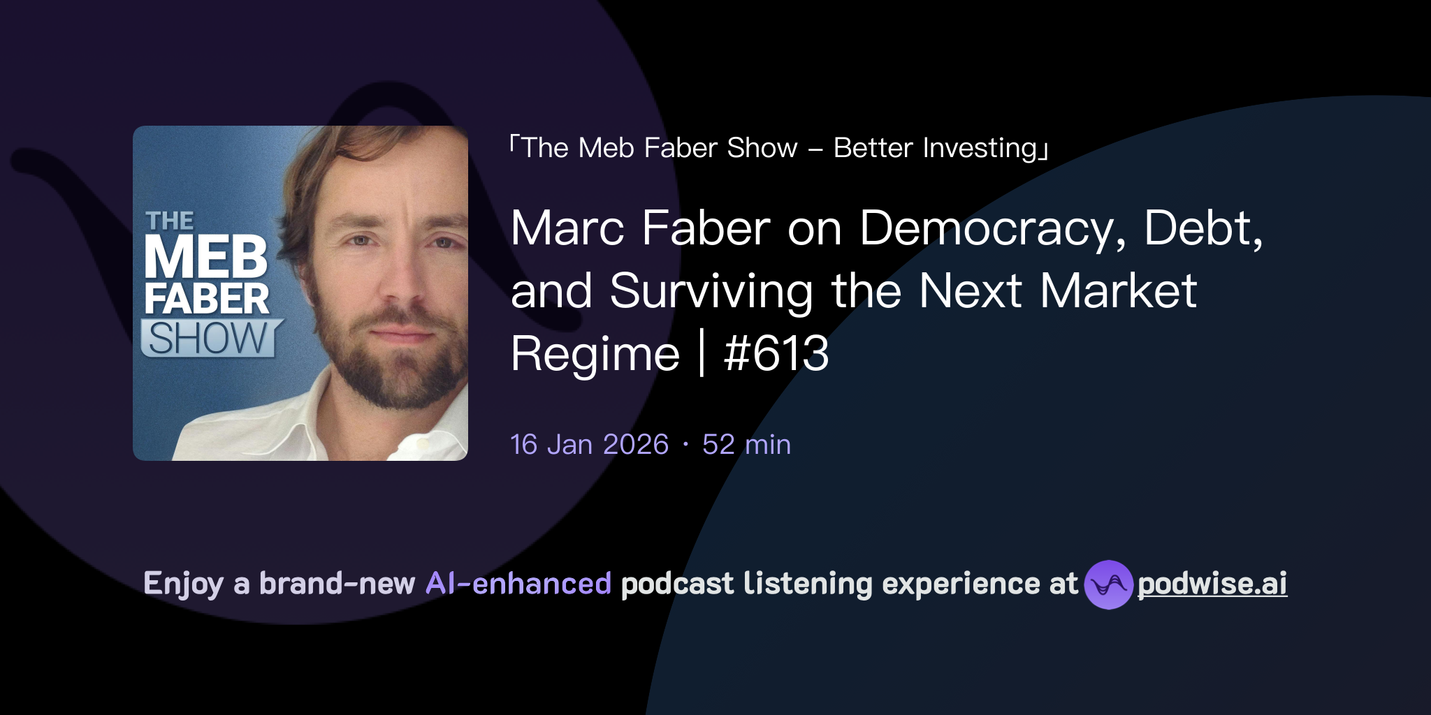 Marc Faber on Democracy, Debt, and Surviving the Next Market Regime ...