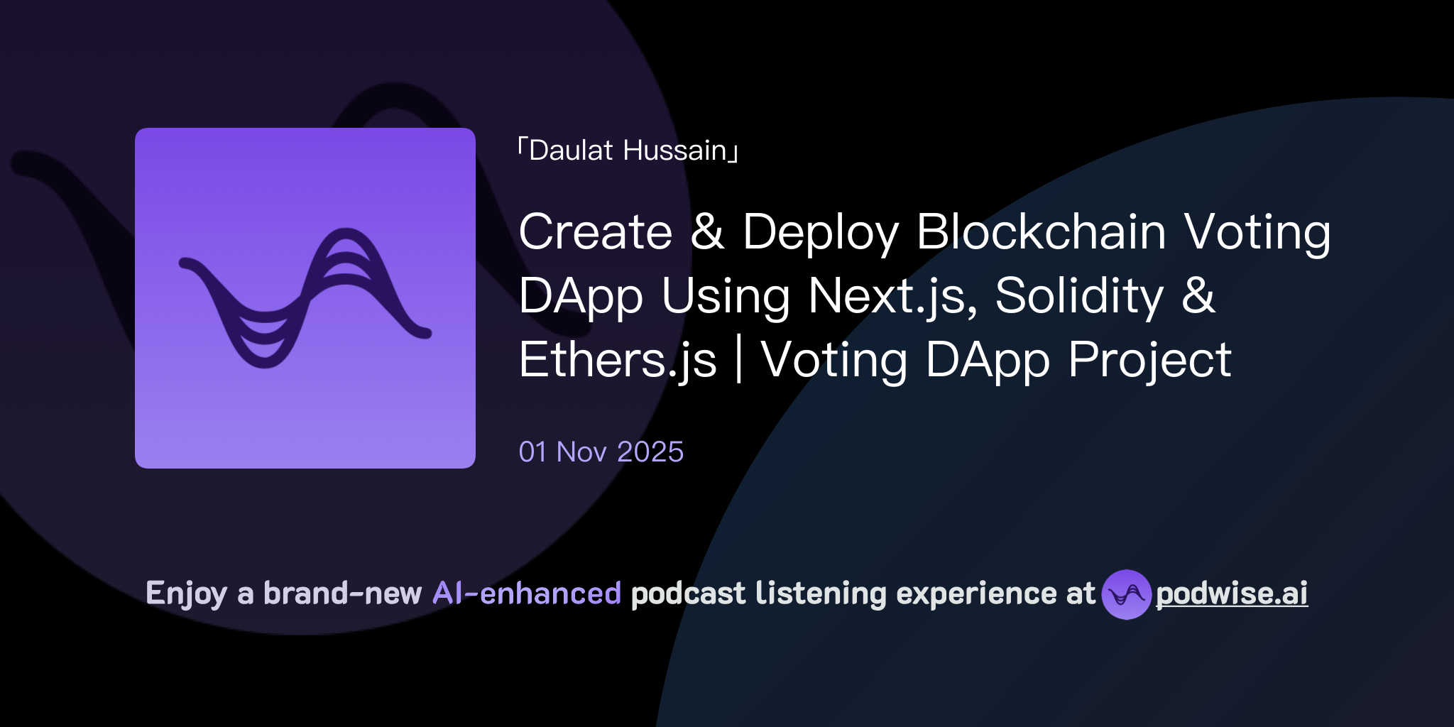 Create & Deploy Blockchain Voting DApp Using Next.js, Solidity & Ethers ...