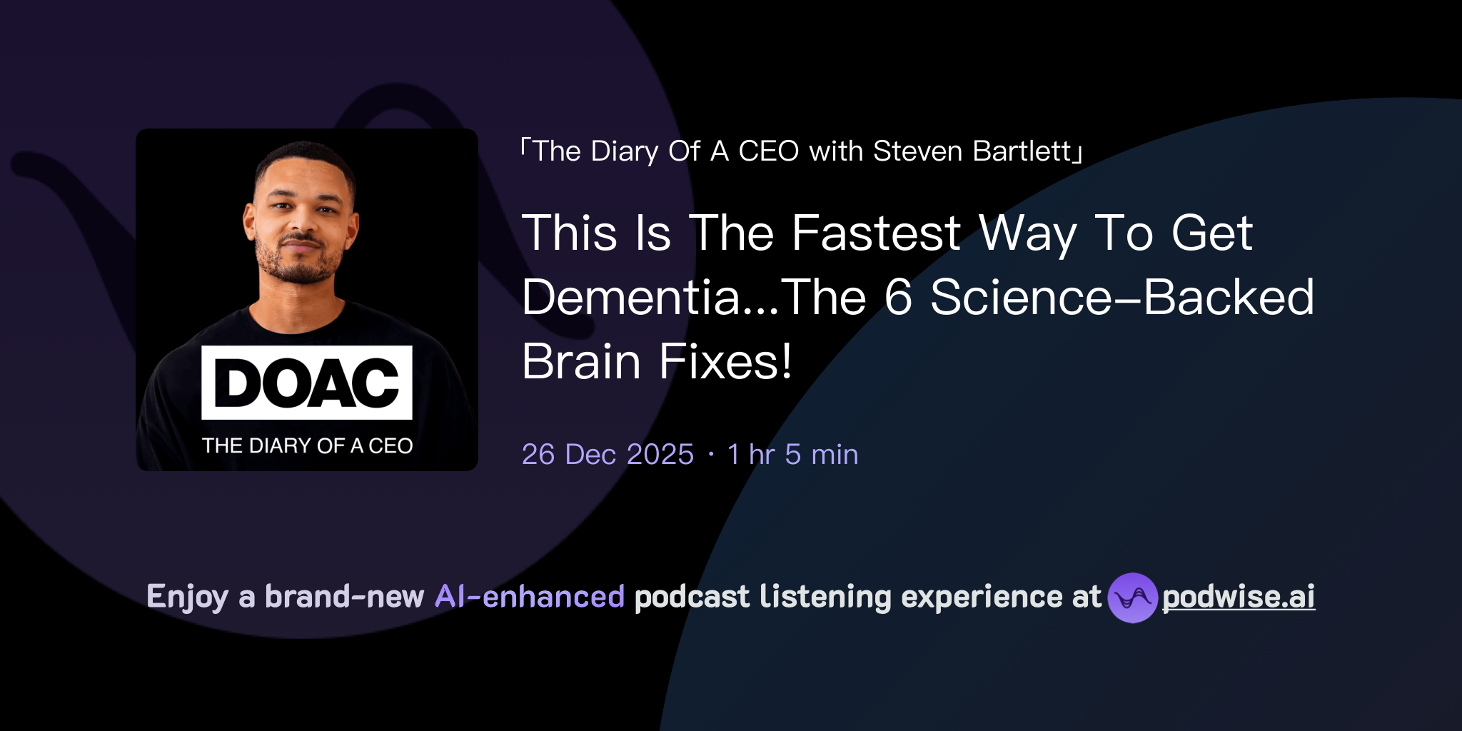 This Is The Fastest Way To Get Dementia...The 6 Science-Backed Brain ...