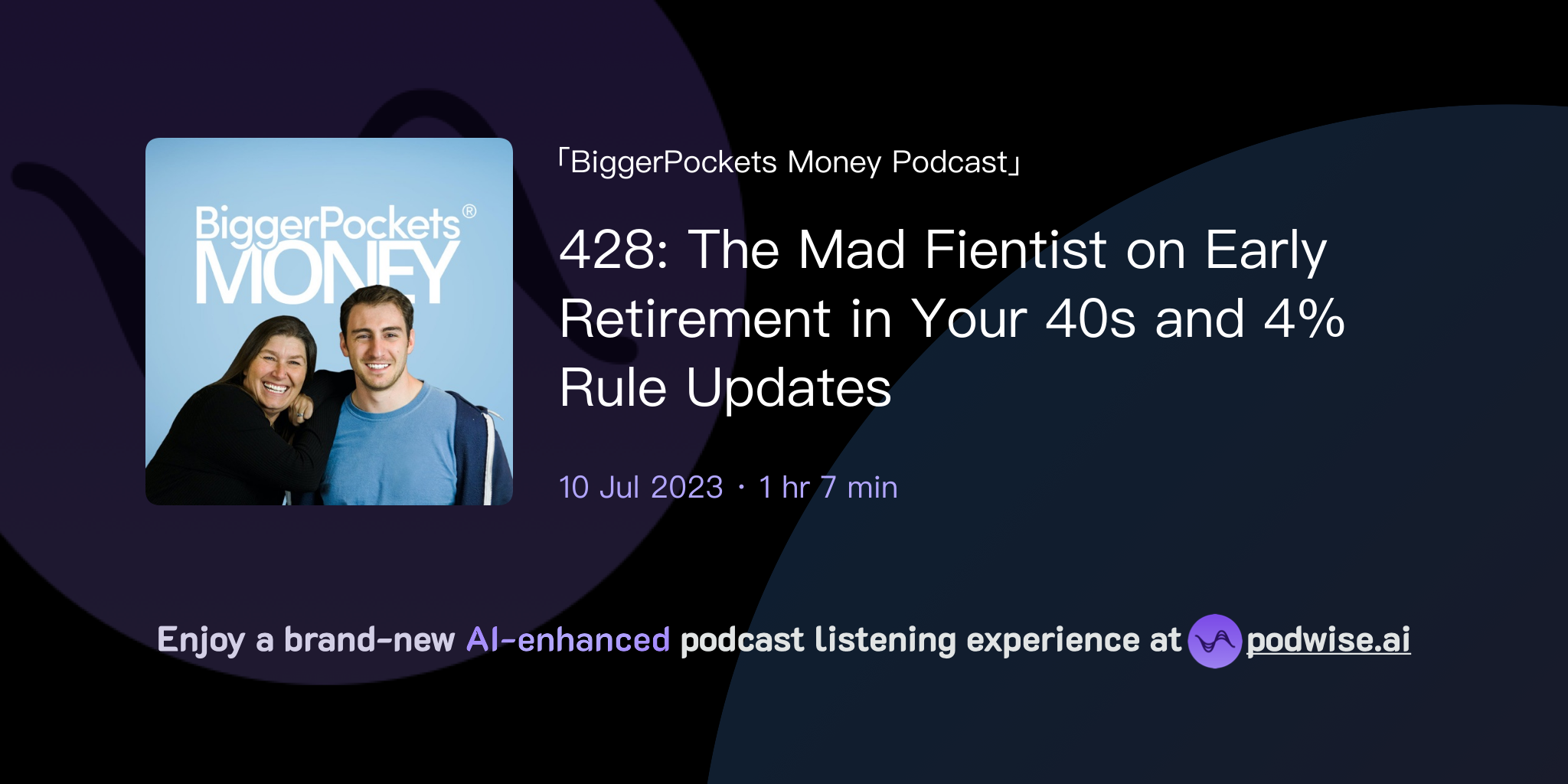 428: The Mad Fientist on Early Retirement in Your 40s and 4% Rule ...